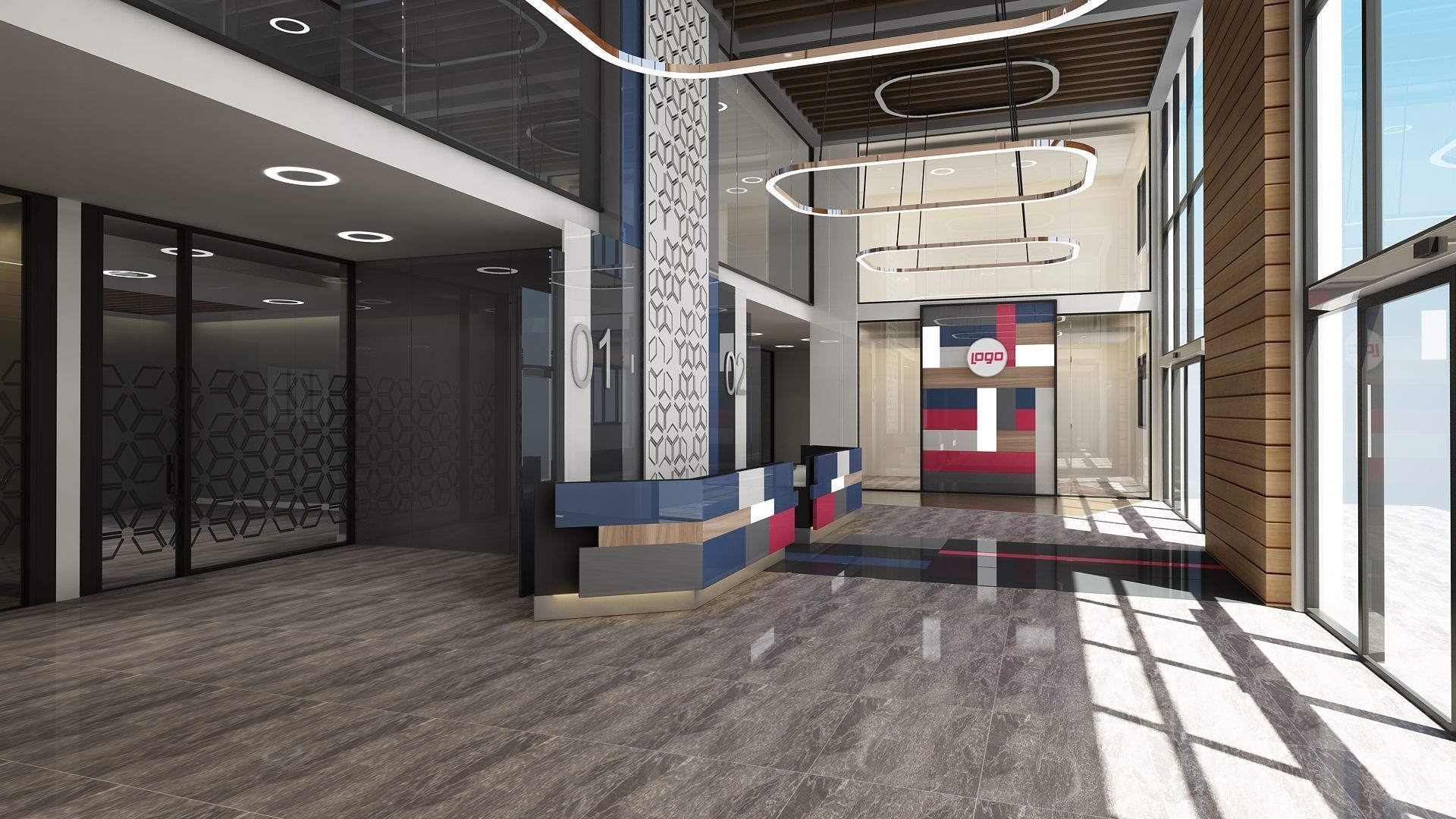 Lobby Interior 3D model | CGTrader