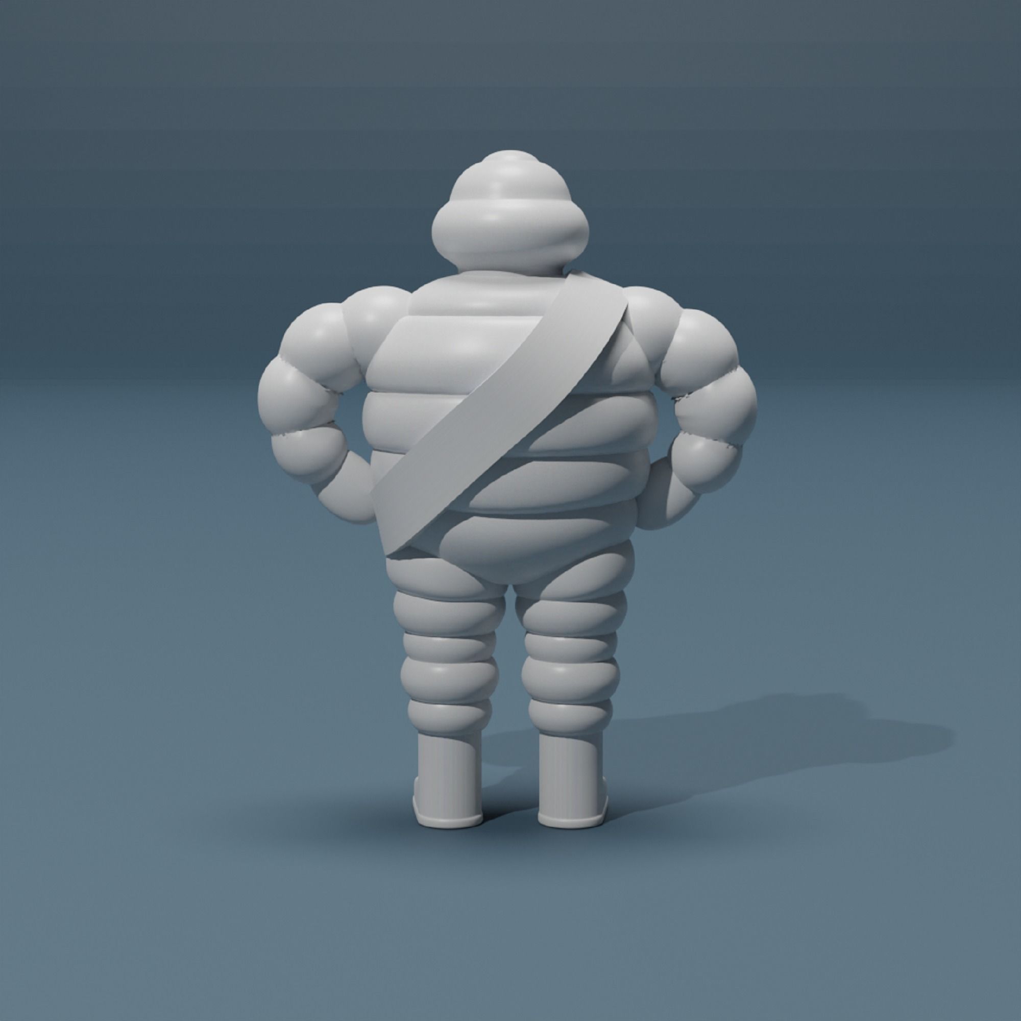 Michelin Man Bibendum 3D model 3D printable | CGTrader