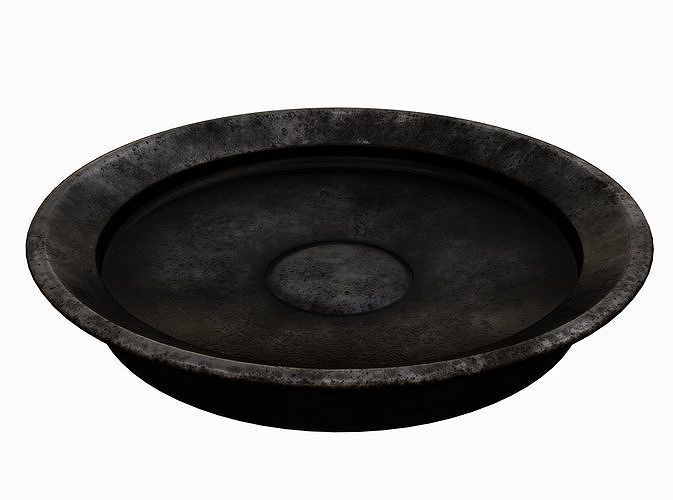 3D model plate medieval VR / AR / low-poly | CGTrader