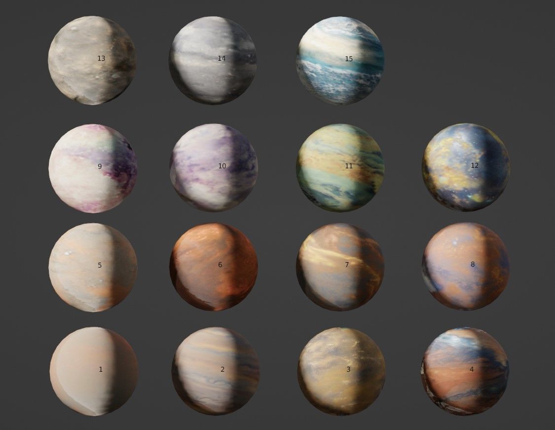High Quality PBR Planet Textures Texture | CGTrader