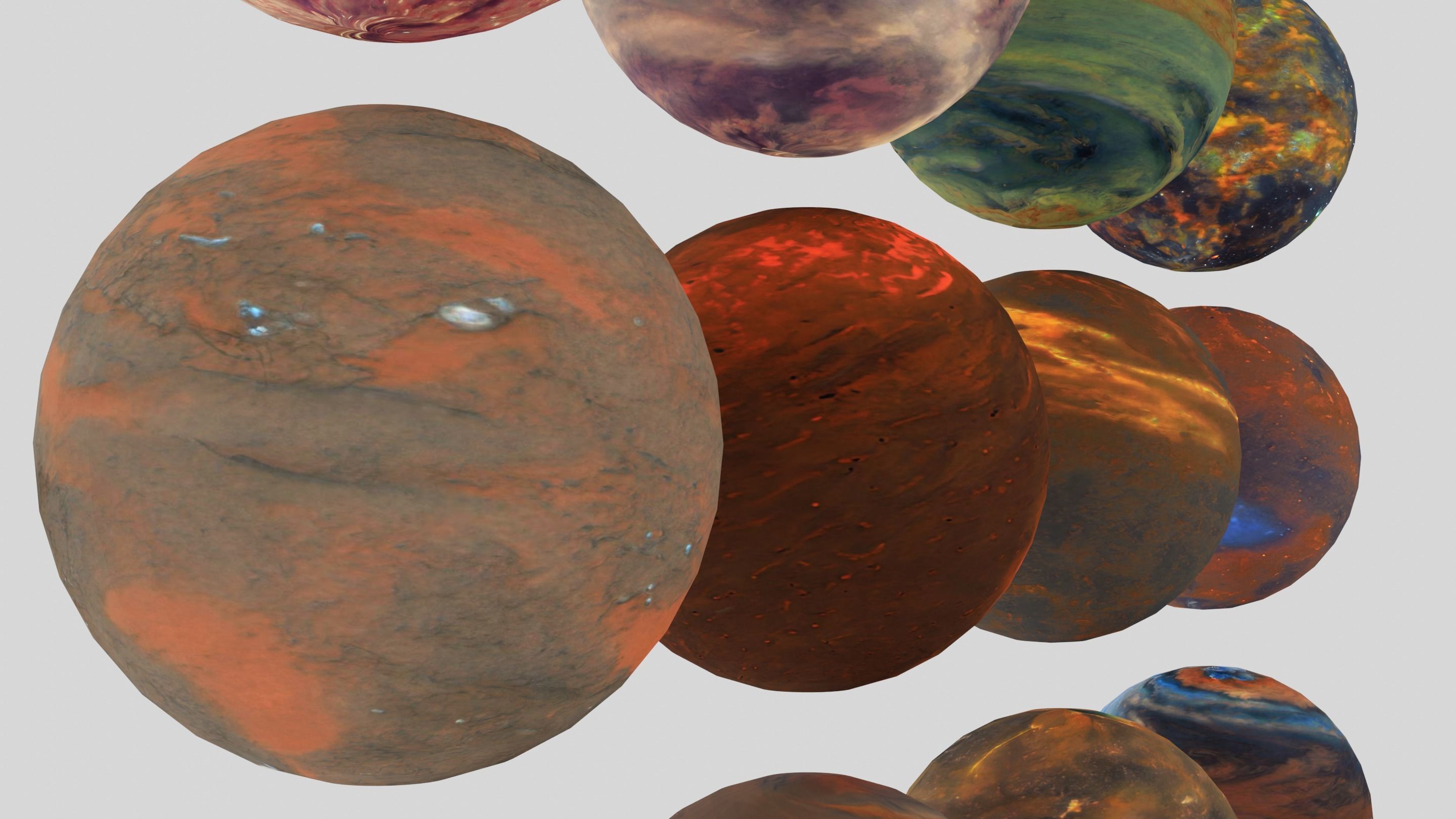 High Quality PBR Planet Textures Texture | CGTrader