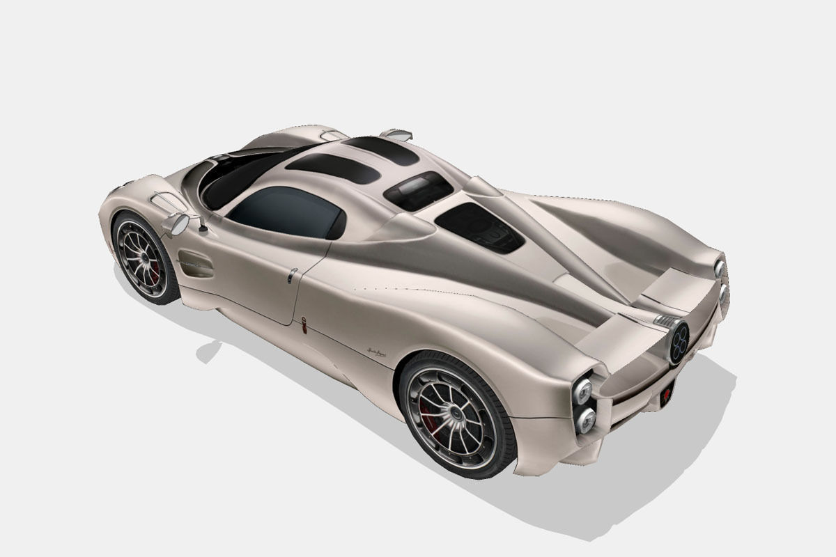 3D model Pagani Utopia 2023 VR / AR / low-poly | CGTrader