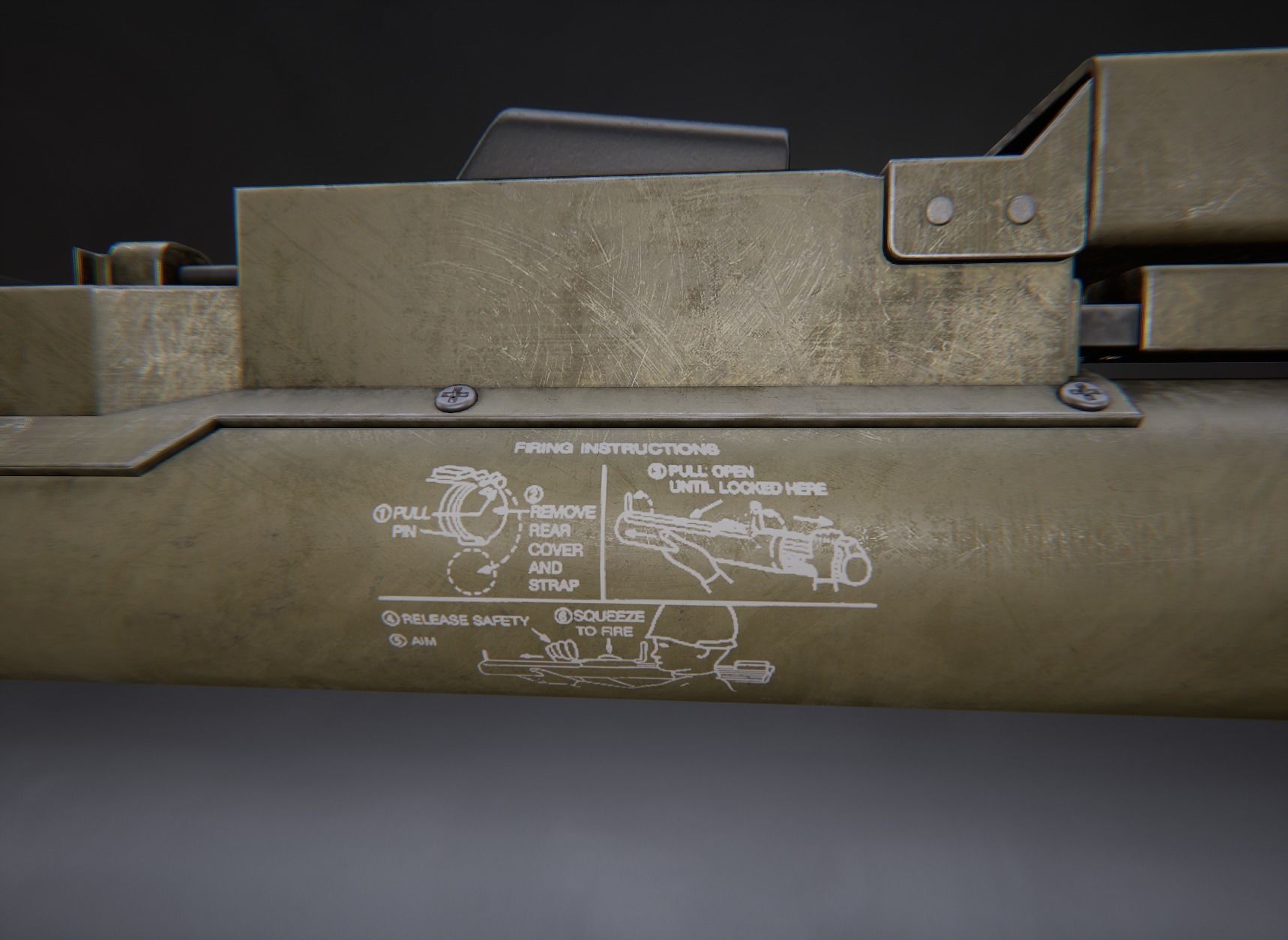 3D model AAA M72 LAW Game Ready PBR VR / AR / low-poly | CGTrader