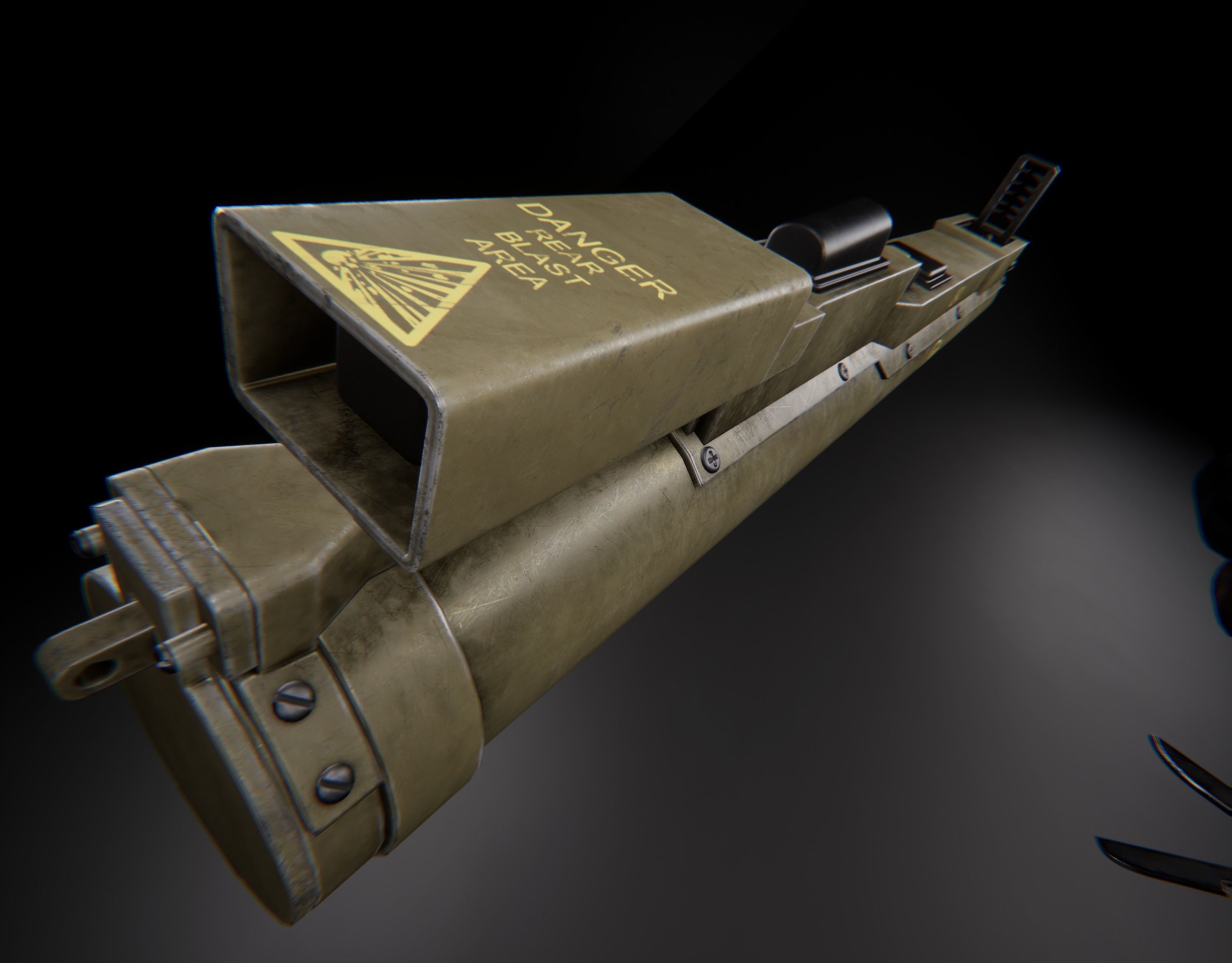 3D model AAA M72 LAW Game Ready PBR VR / AR / low-poly | CGTrader