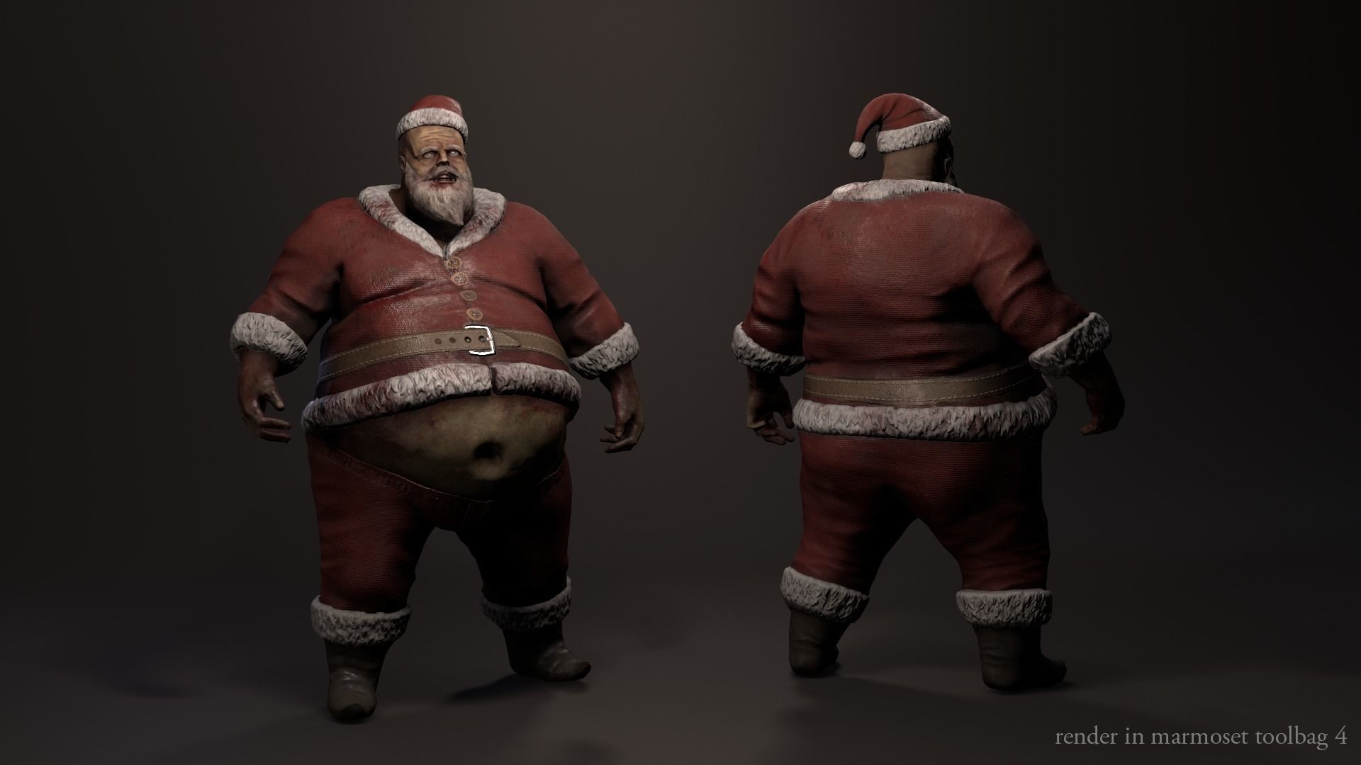 3D model Bad Santa VR / AR / low-poly | CGTrader
