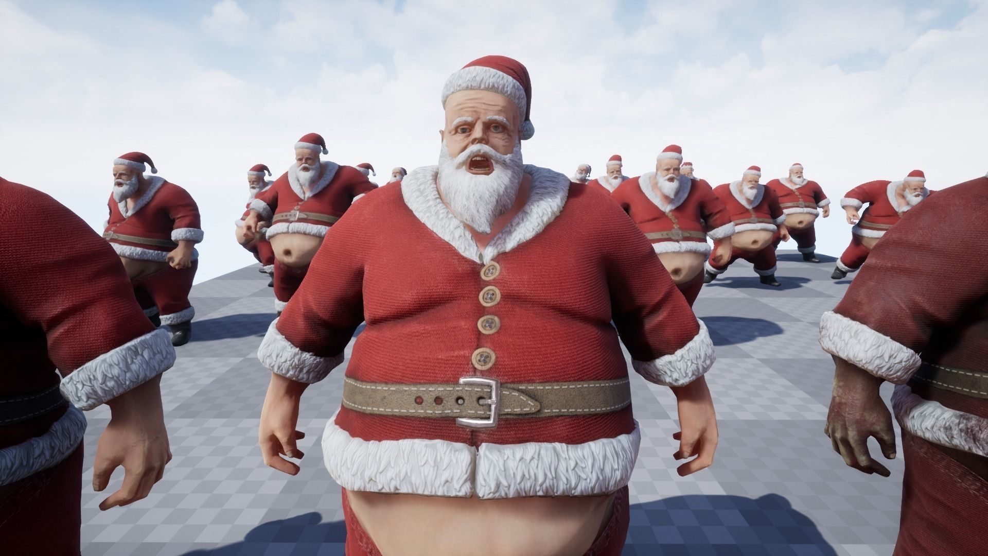 3D model Bad Santa VR / AR / low-poly | CGTrader