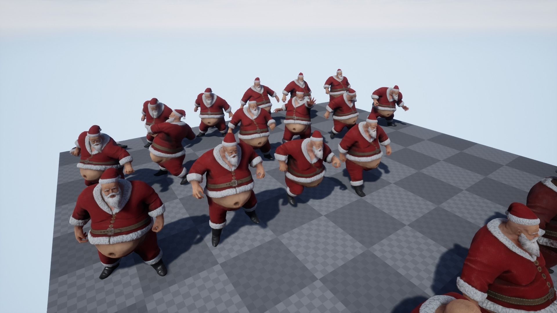 3D model Bad Santa VR / AR / low-poly | CGTrader