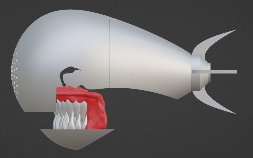 Helmet Reze Bomb Devil from Chainsawman Cosplay 3D model 3D printable ...