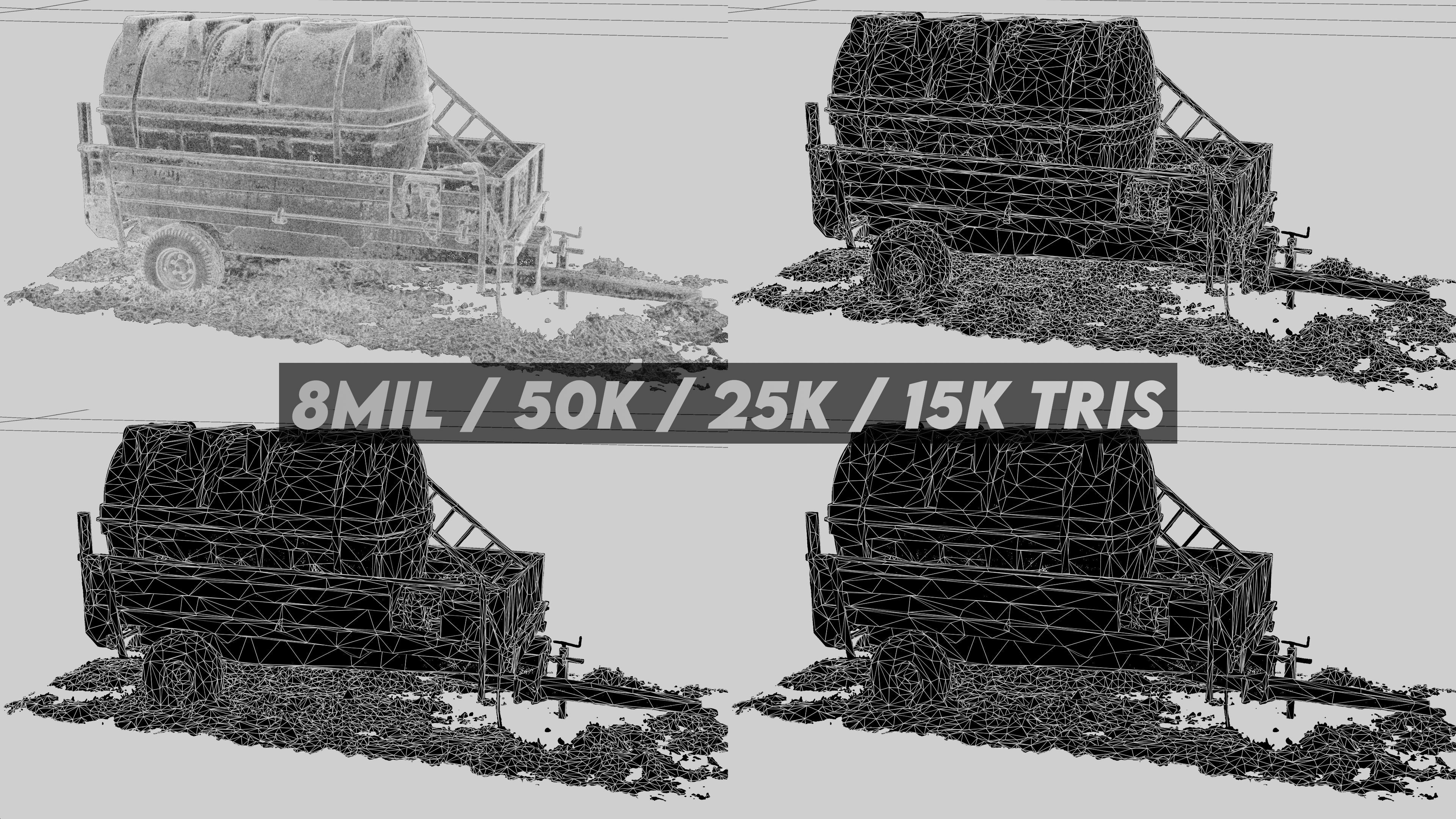 3D model Water tank - Photogrammetry VR / AR / low-poly | CGTrader