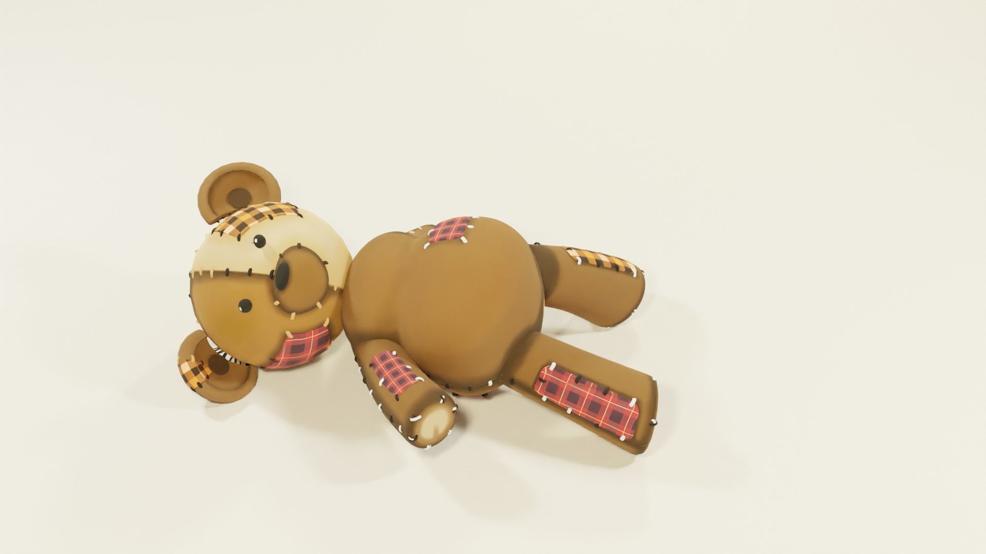 Teddy Bear Oso Osito de peluche 3D model rigged | CGTrader