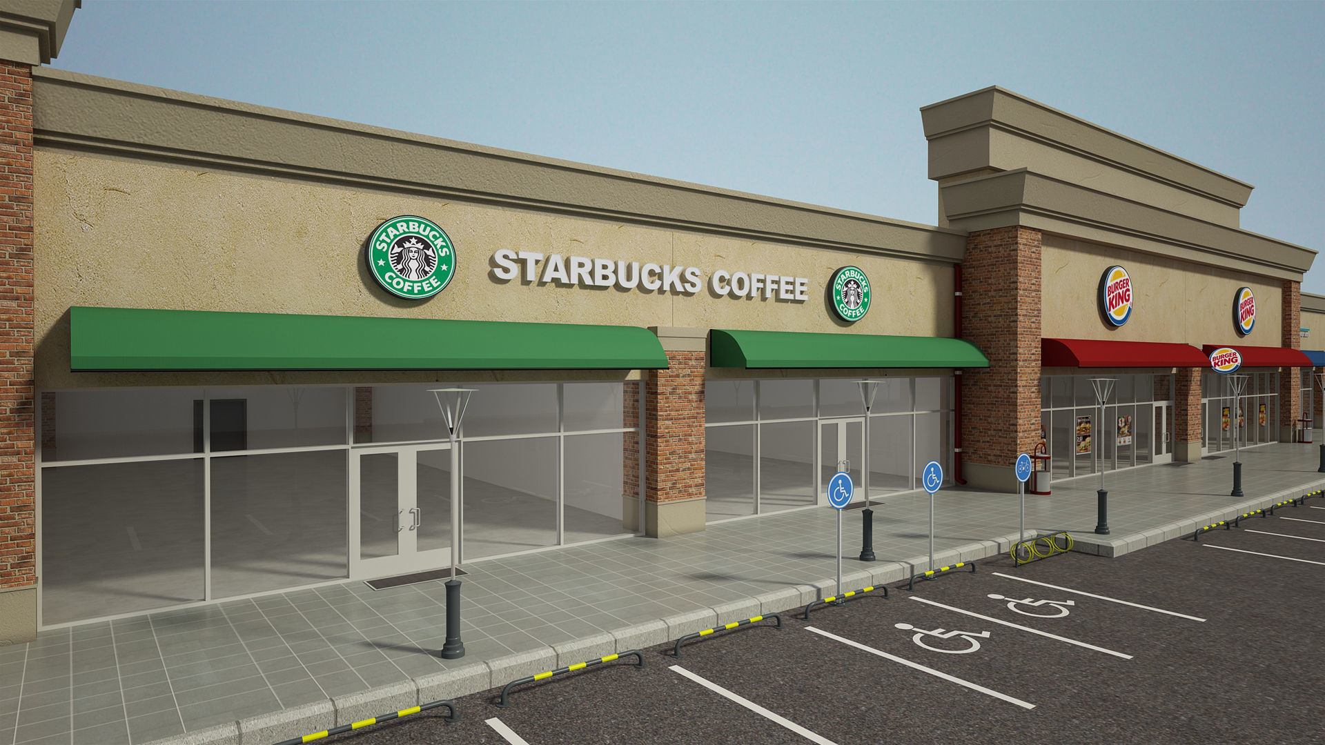 Retail Store Building 3D model | CGTrader