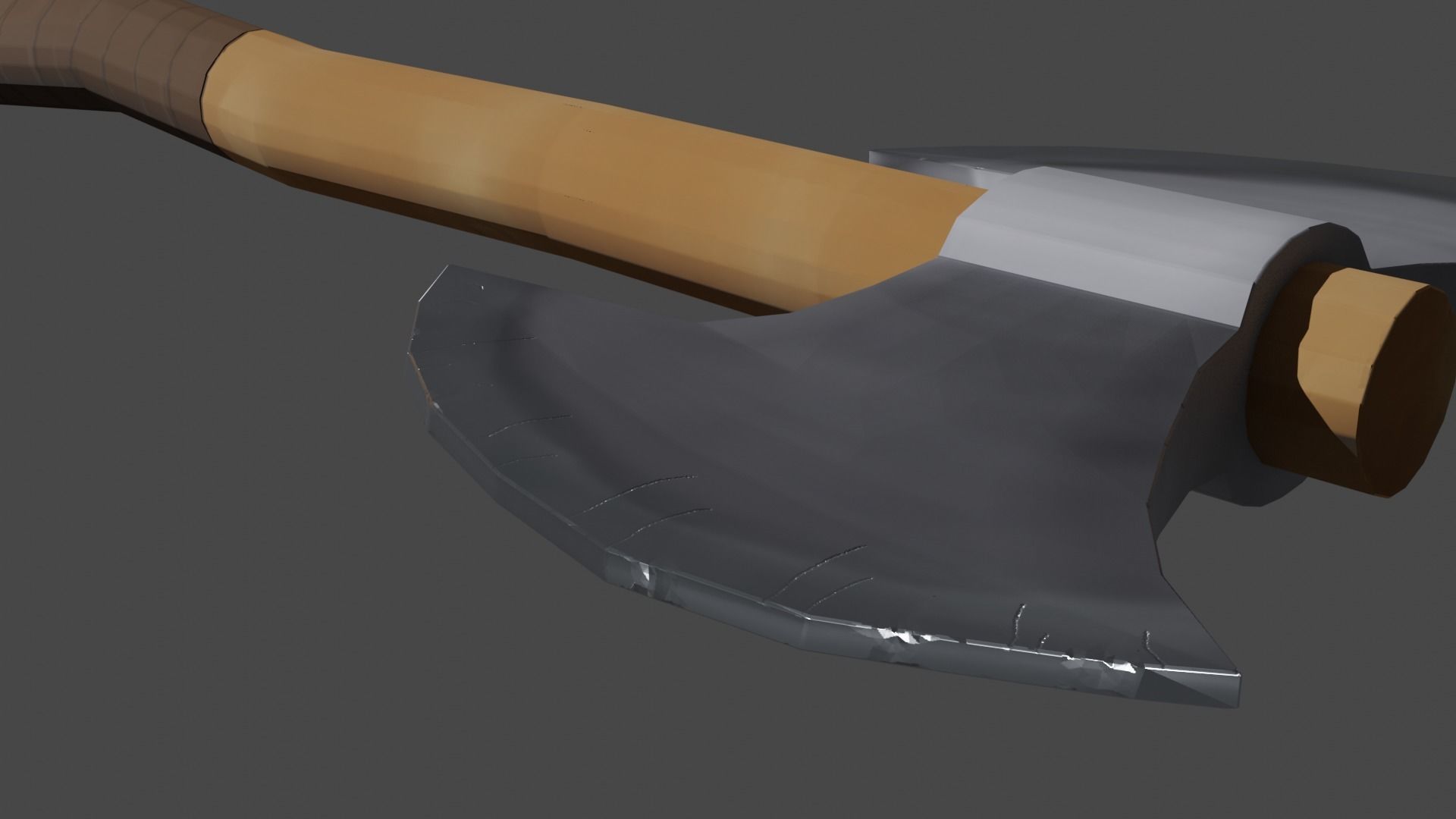 3D model Double-Sided War Axe VR / AR / low-poly | CGTrader