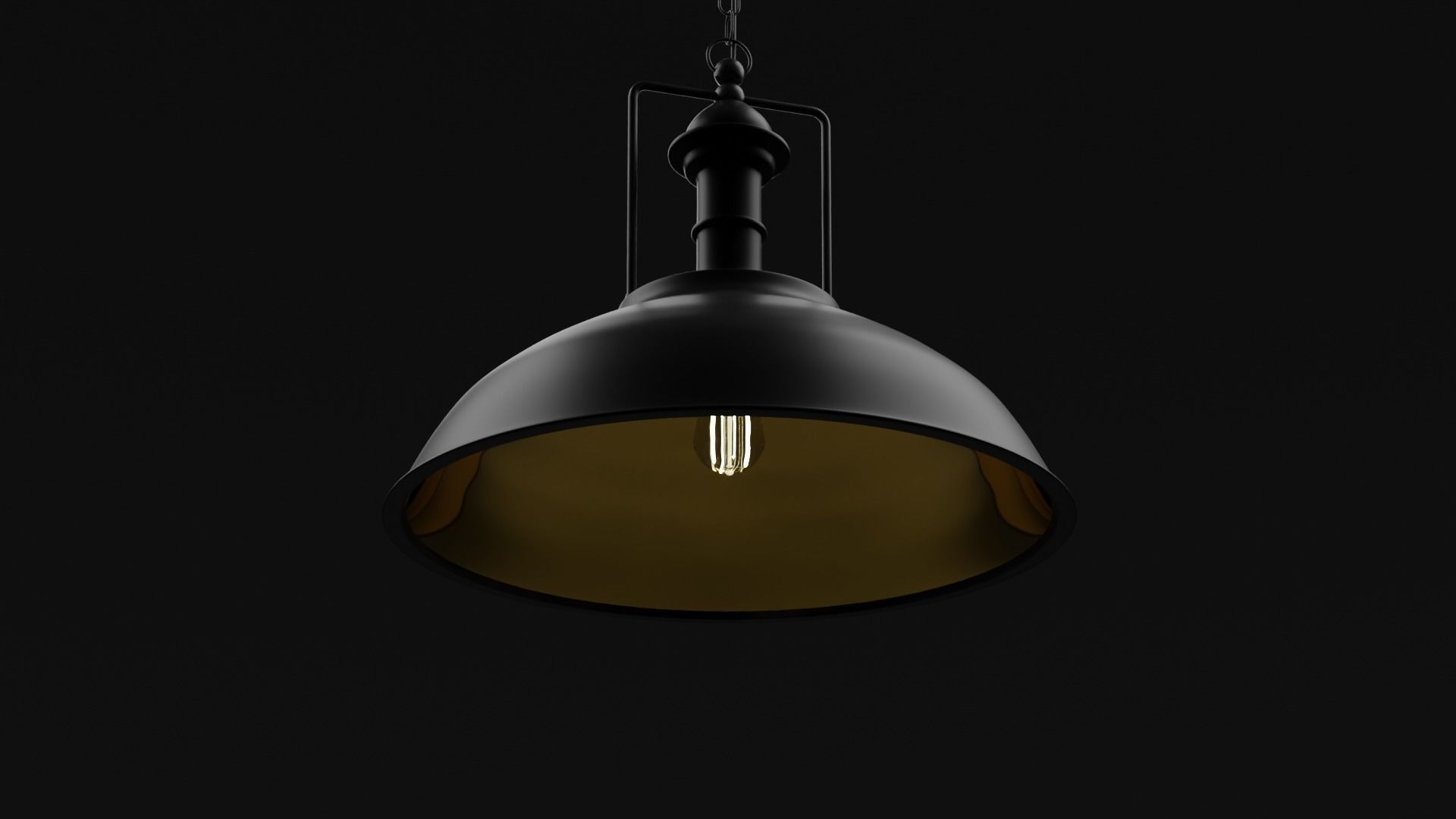 Industrial ceiling Lamp - 2k textures 3D model | CGTrader
