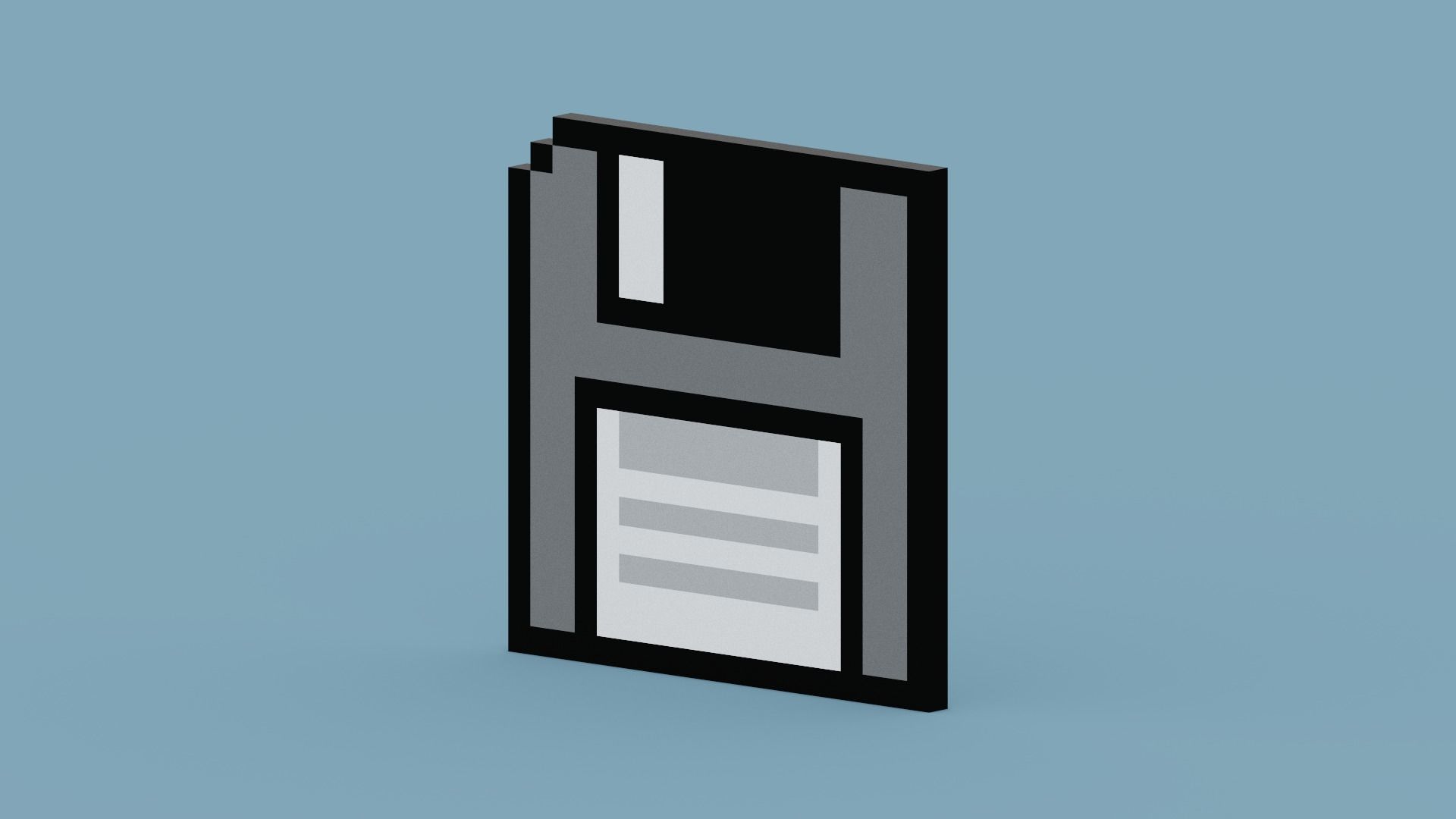 3D model Pixel Floppy Disk VR / AR / low-poly | CGTrader