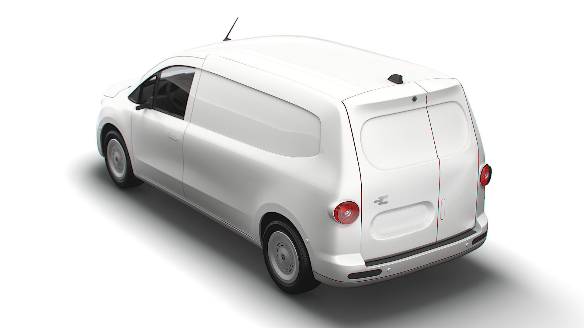 Generic EV Small Van LWB 2023 3D model | CGTrader