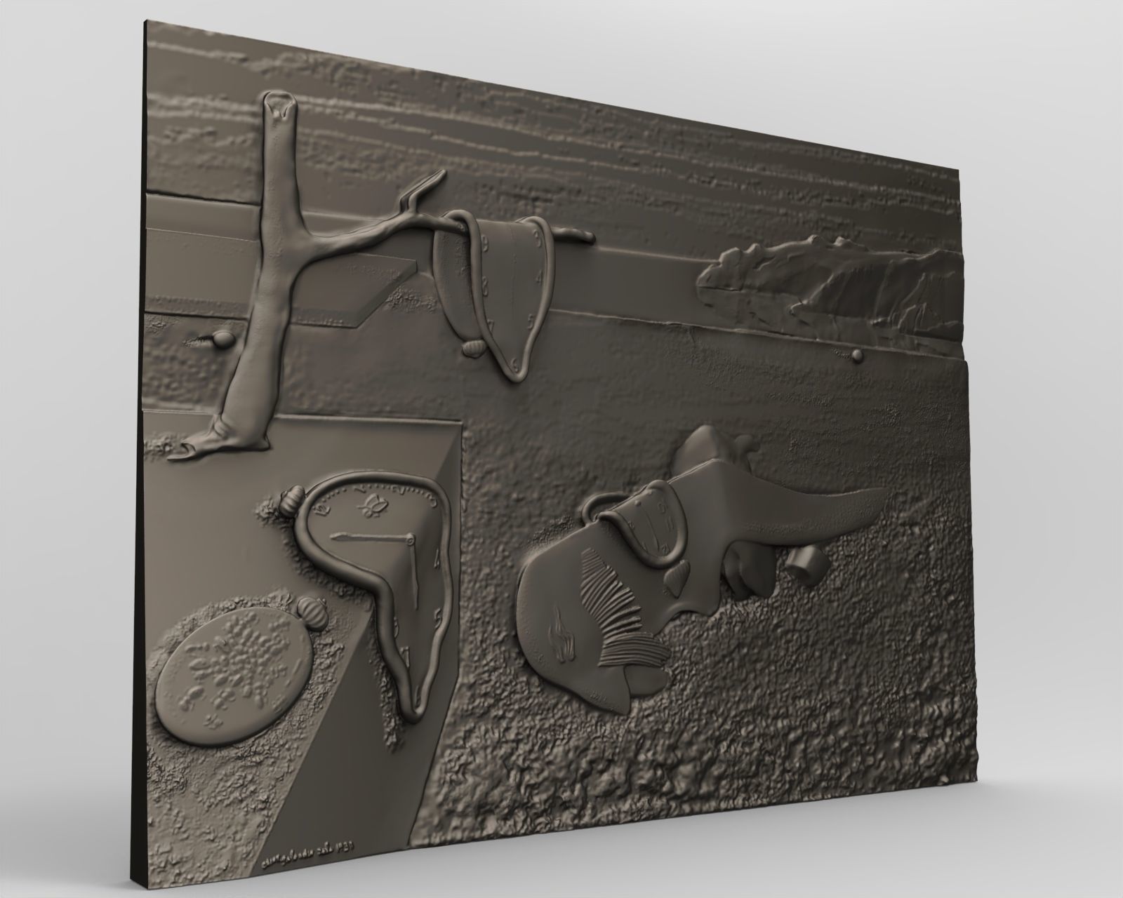 Dali 3d model The Persistence of Memory 3D model 3D printable | CGTrader