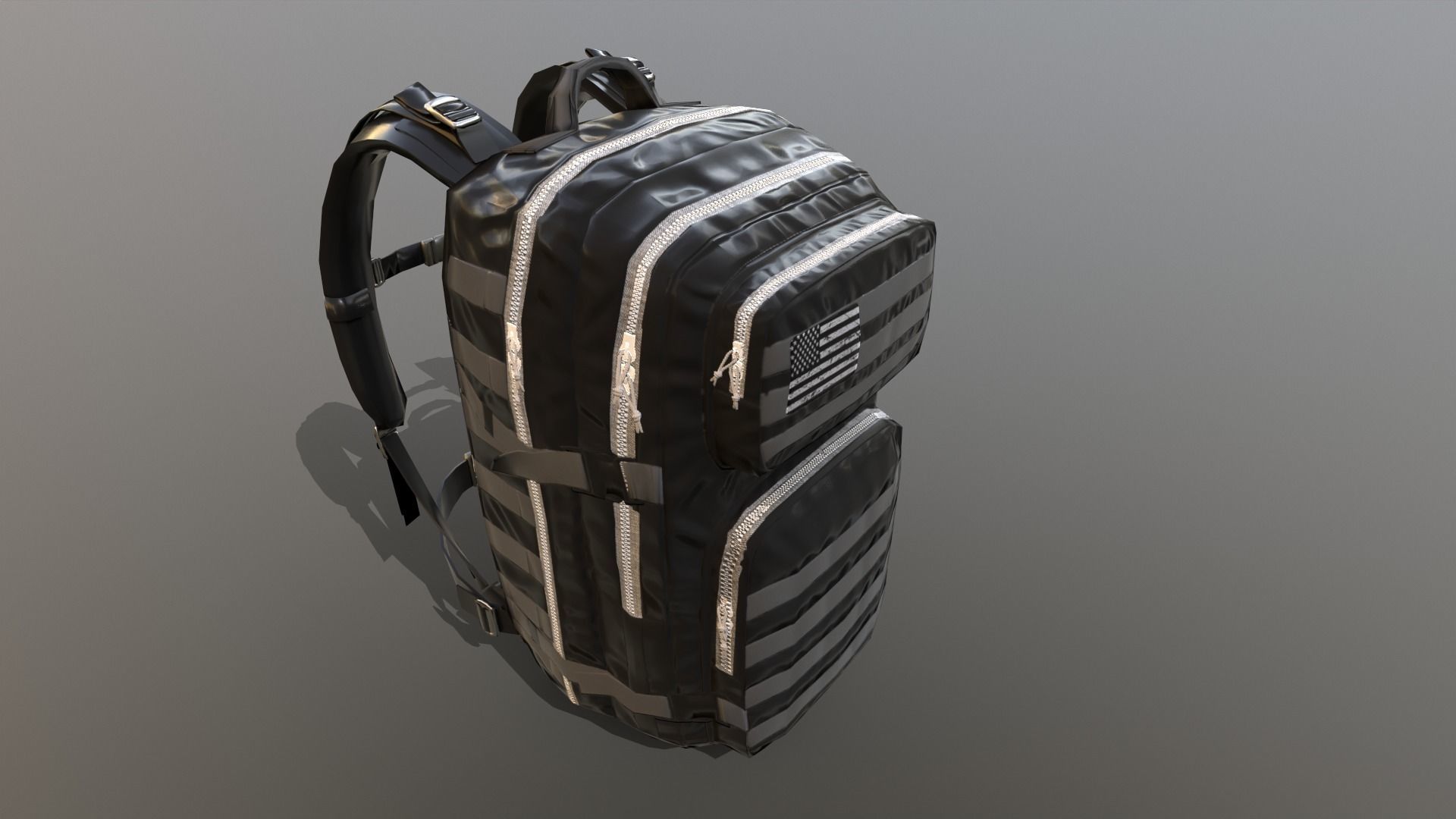 3D model Tactical Bag Military Backpack VR / AR / low-poly | CGTrader