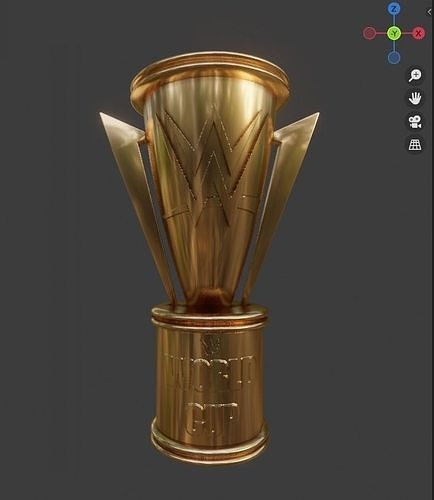 WWE World Cup 3D model 3D printable | CGTrader