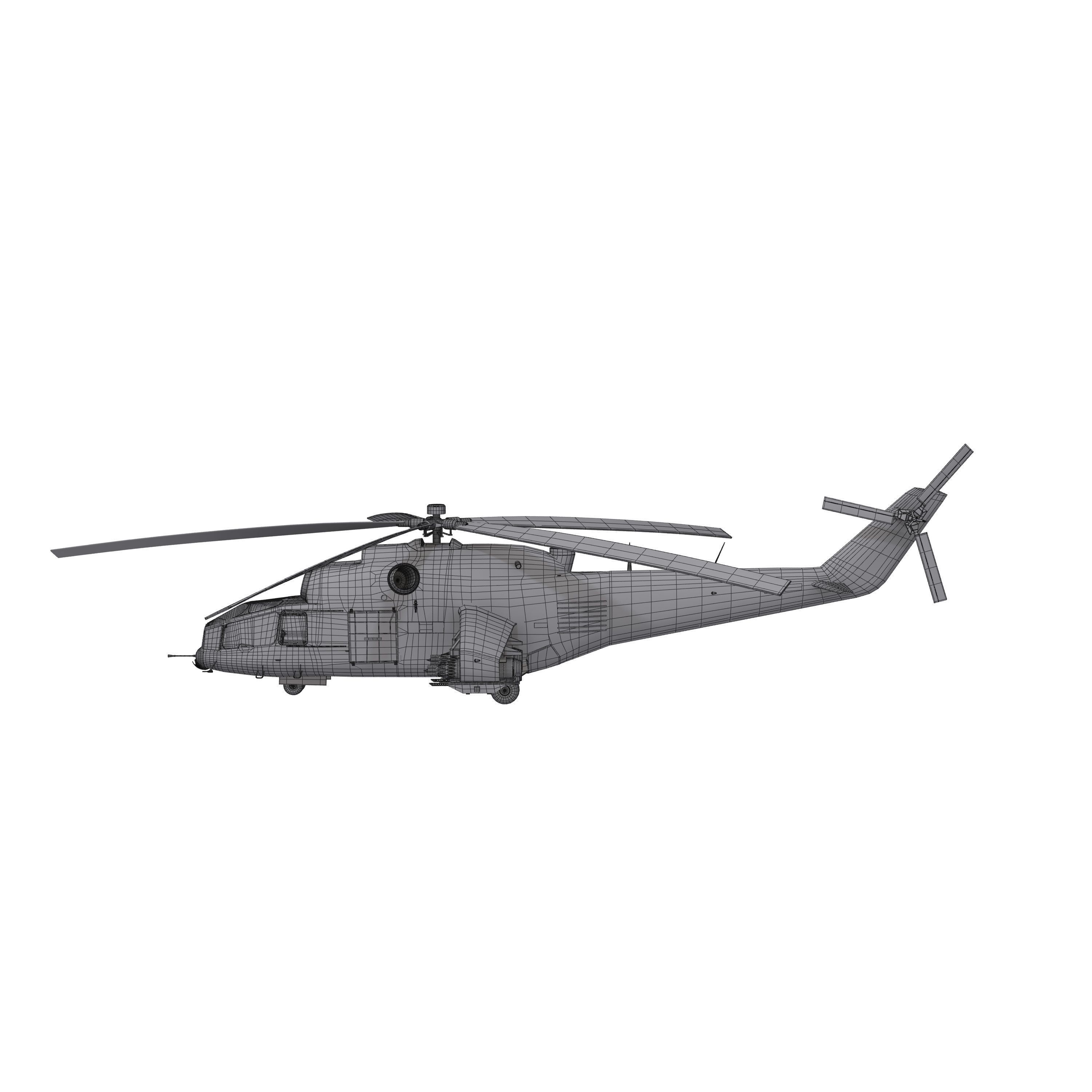 Russian military helicopter 3D model | CGTrader