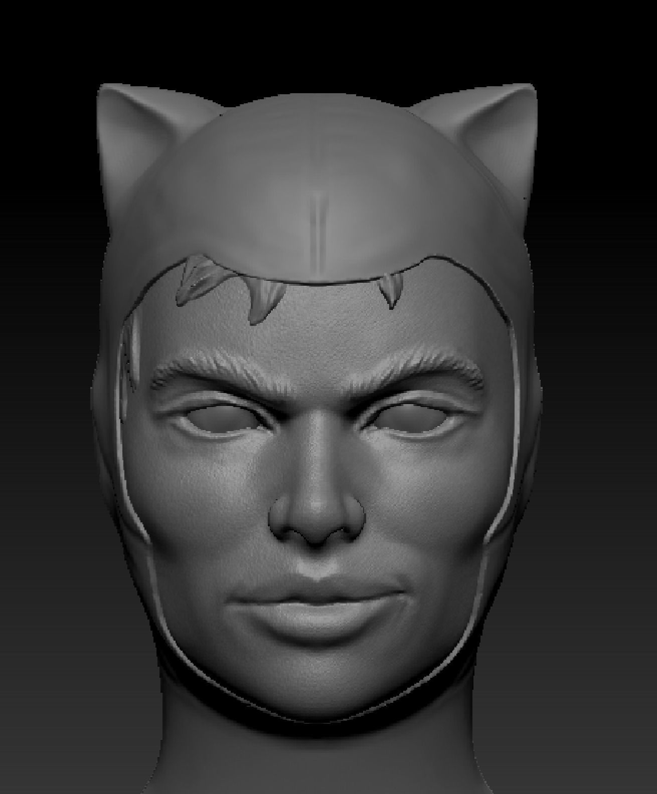 Catwoman Head 3D model 3D printable | CGTrader