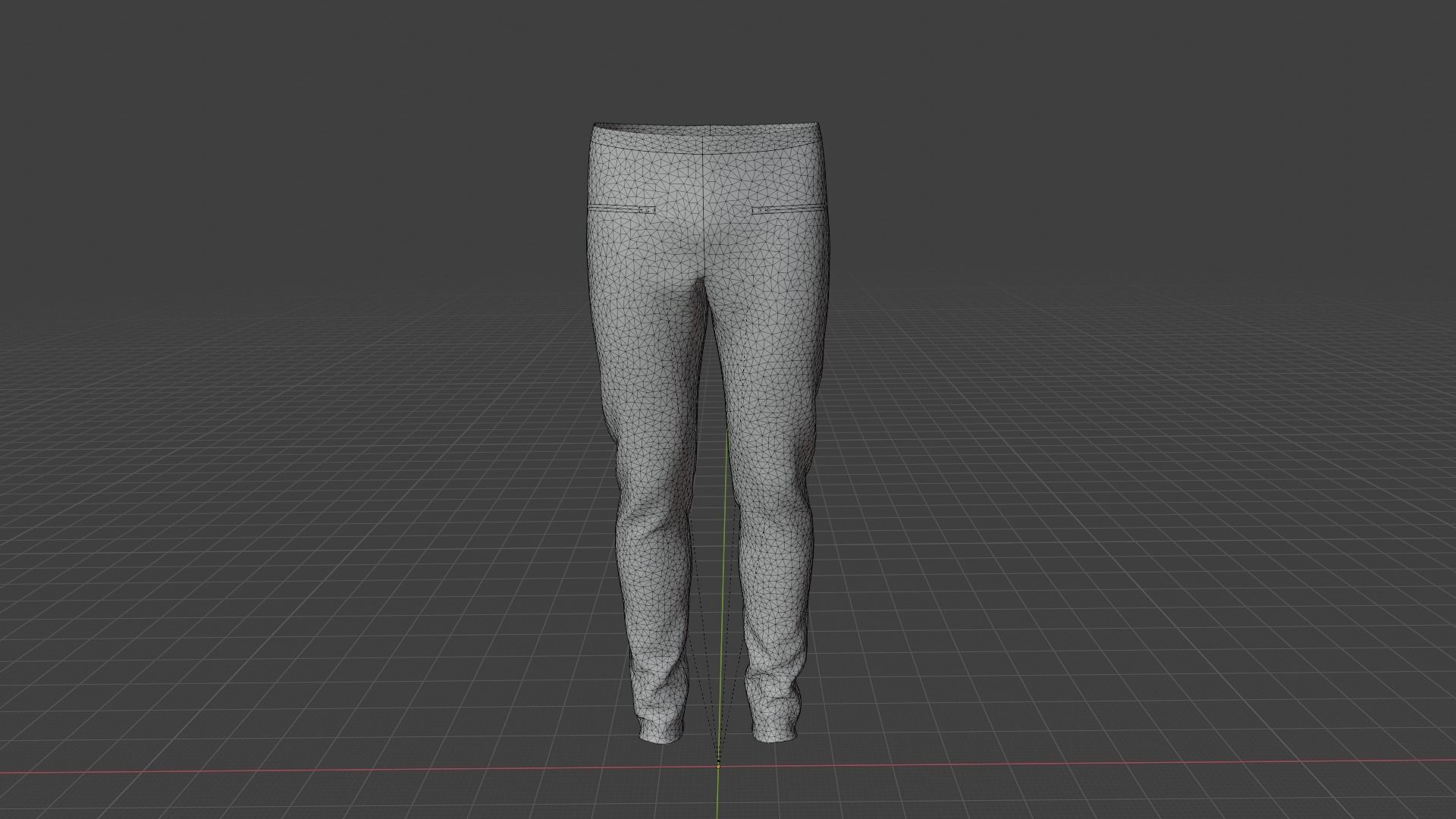 3D model Pants mannequin wearing plaid VR / AR / low-poly | CGTrader