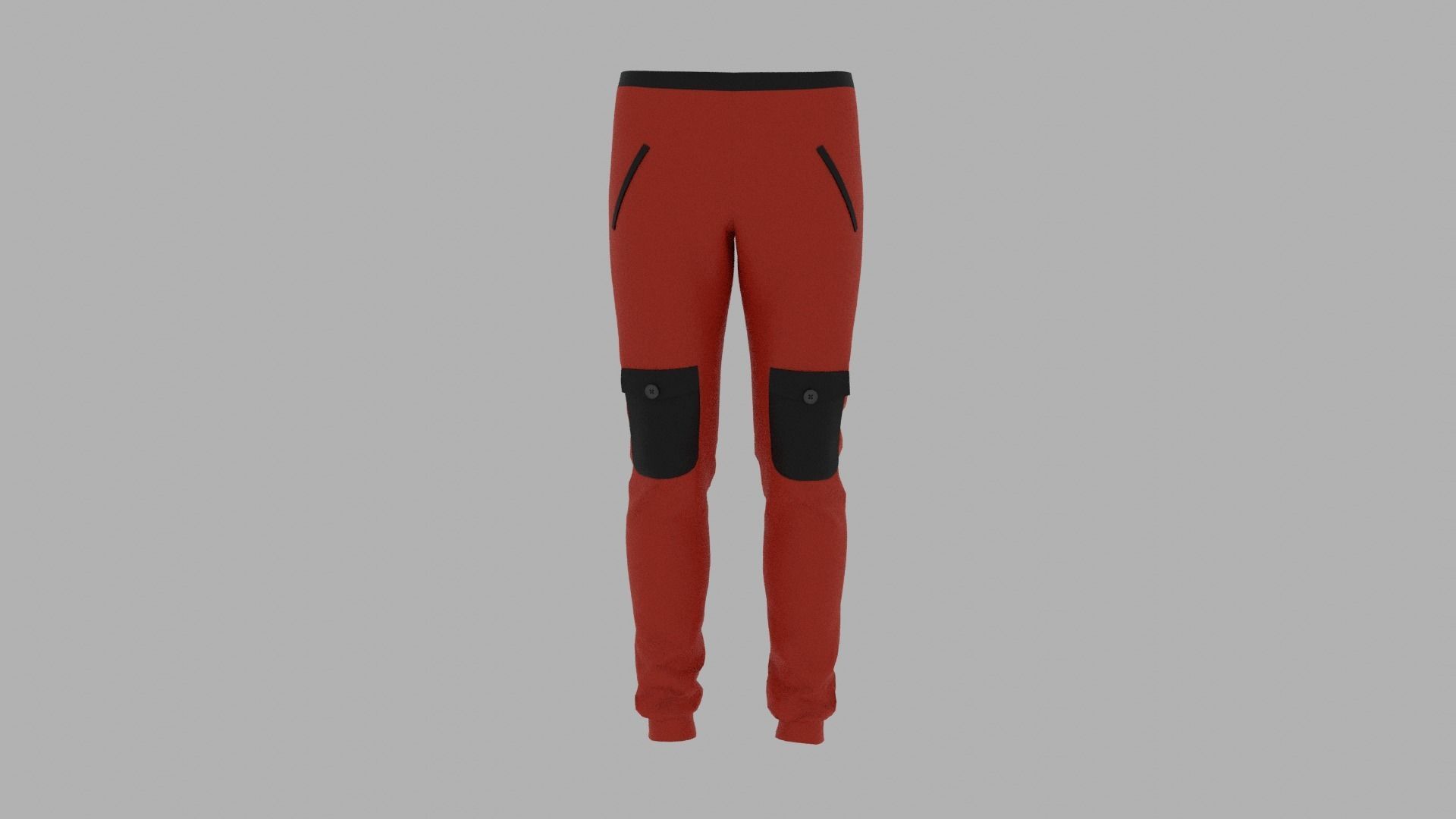 3D model Pants mannequin wearing sweatpants VR / AR / low-poly | CGTrader