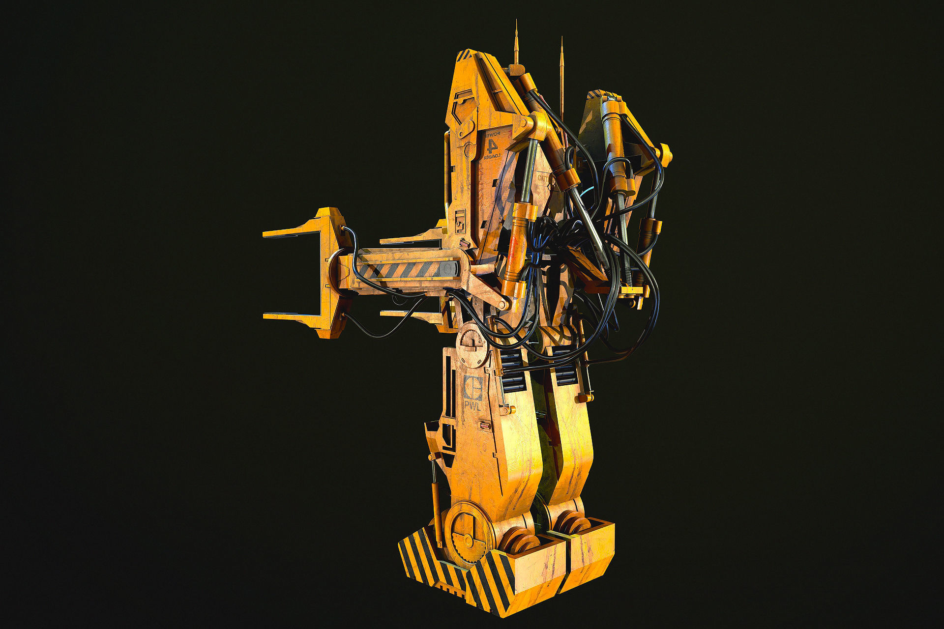 P-5000 Powered Work Loader 3D model | CGTrader