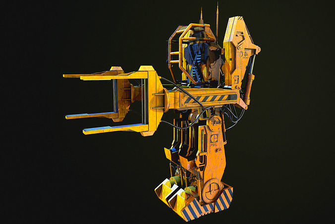 P-5000 Powered Work Loader 3D model | CGTrader