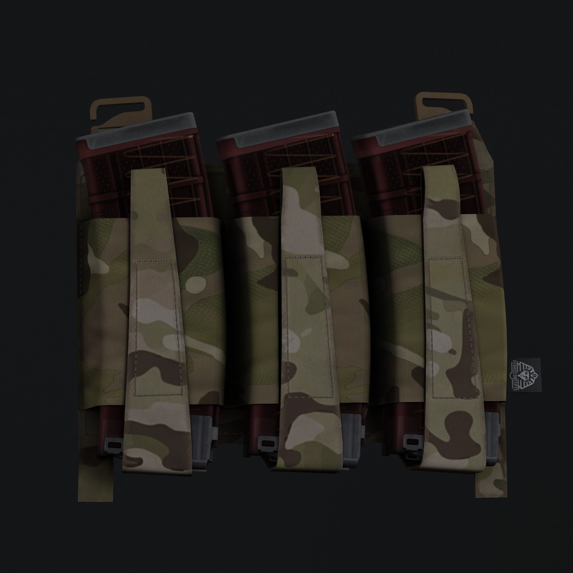 3D model Ferro TEAR Front Flap VR / AR / low-poly | CGTrader