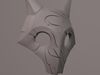 Kindred mask from League of Legends purple version 3D model 3D ...