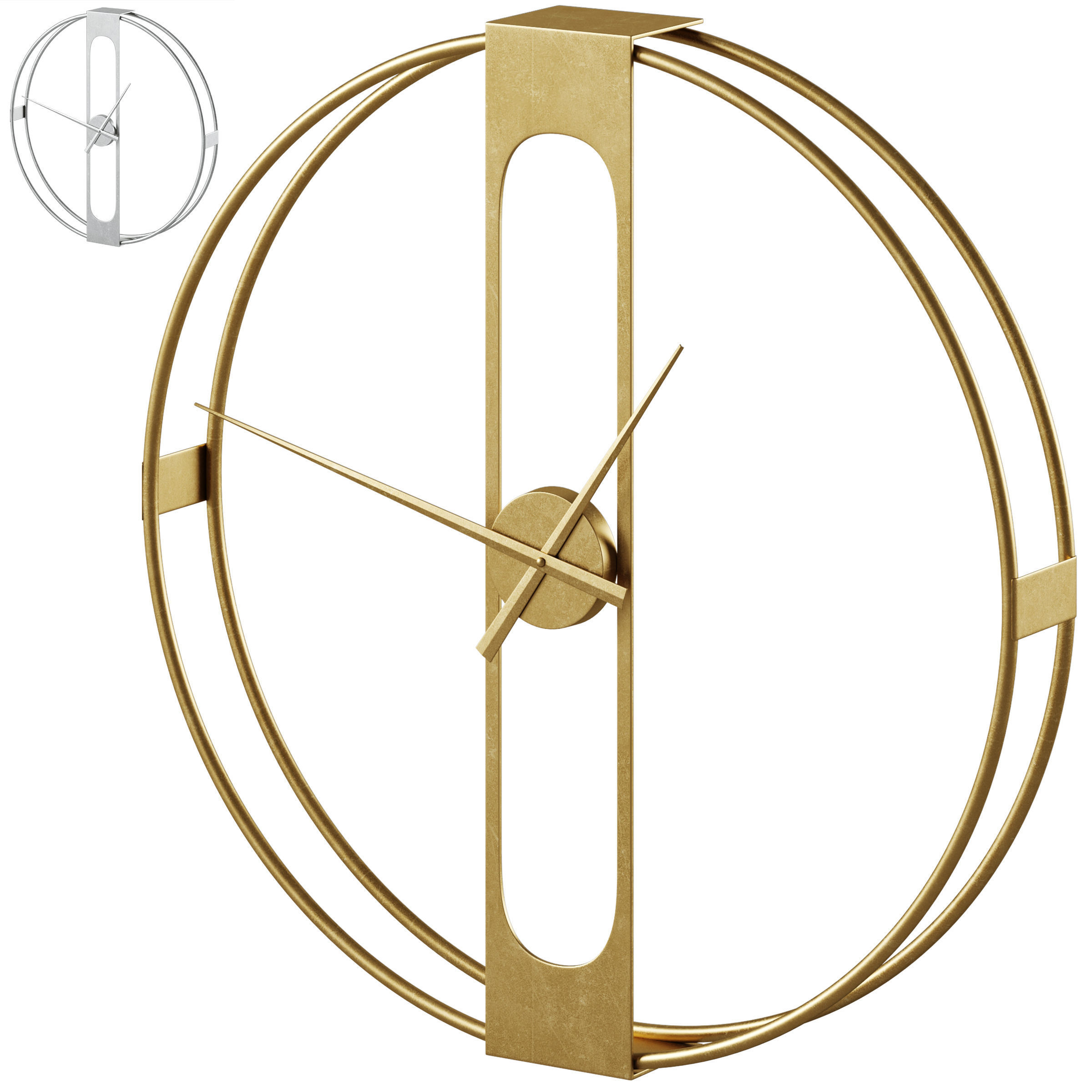 Clock Clip by Kare Design 3D model | CGTrader