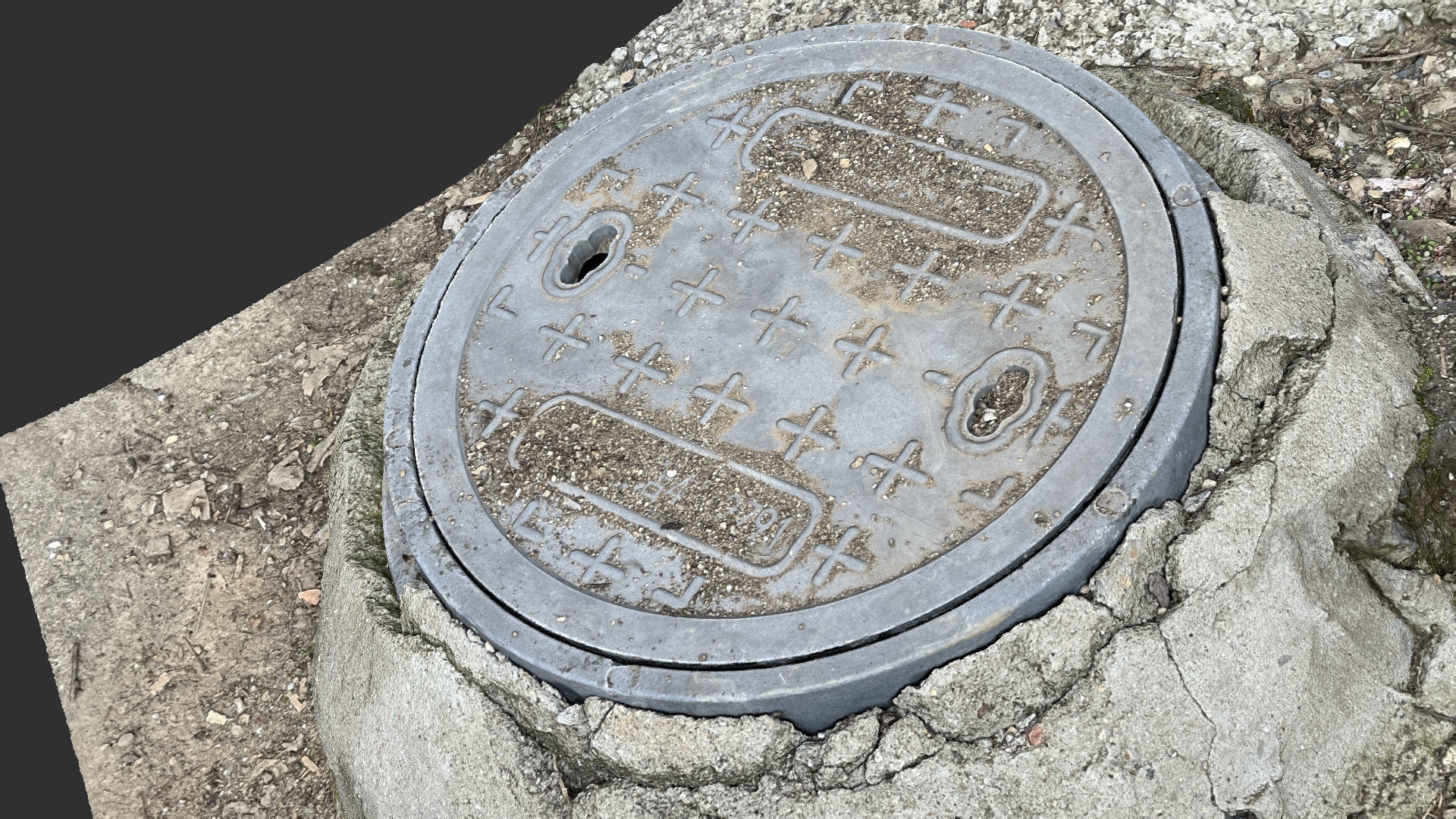 Manhole 3d Scan 3D model | CGTrader