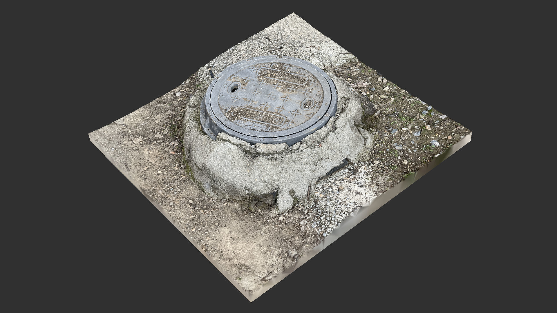 Manhole 3d Scan 3D model | CGTrader