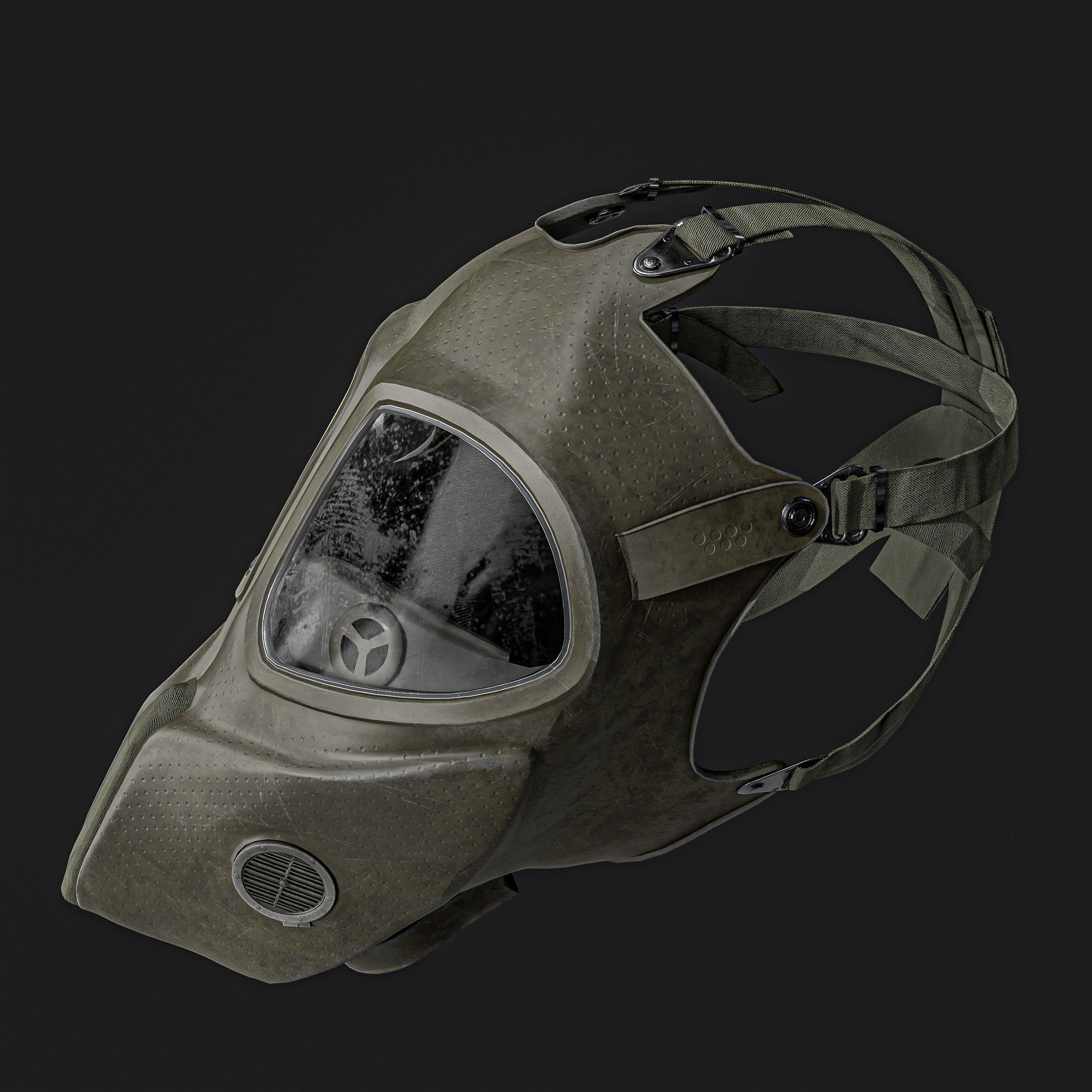3D model XM28 Gas Mask VR / AR / low-poly | CGTrader
