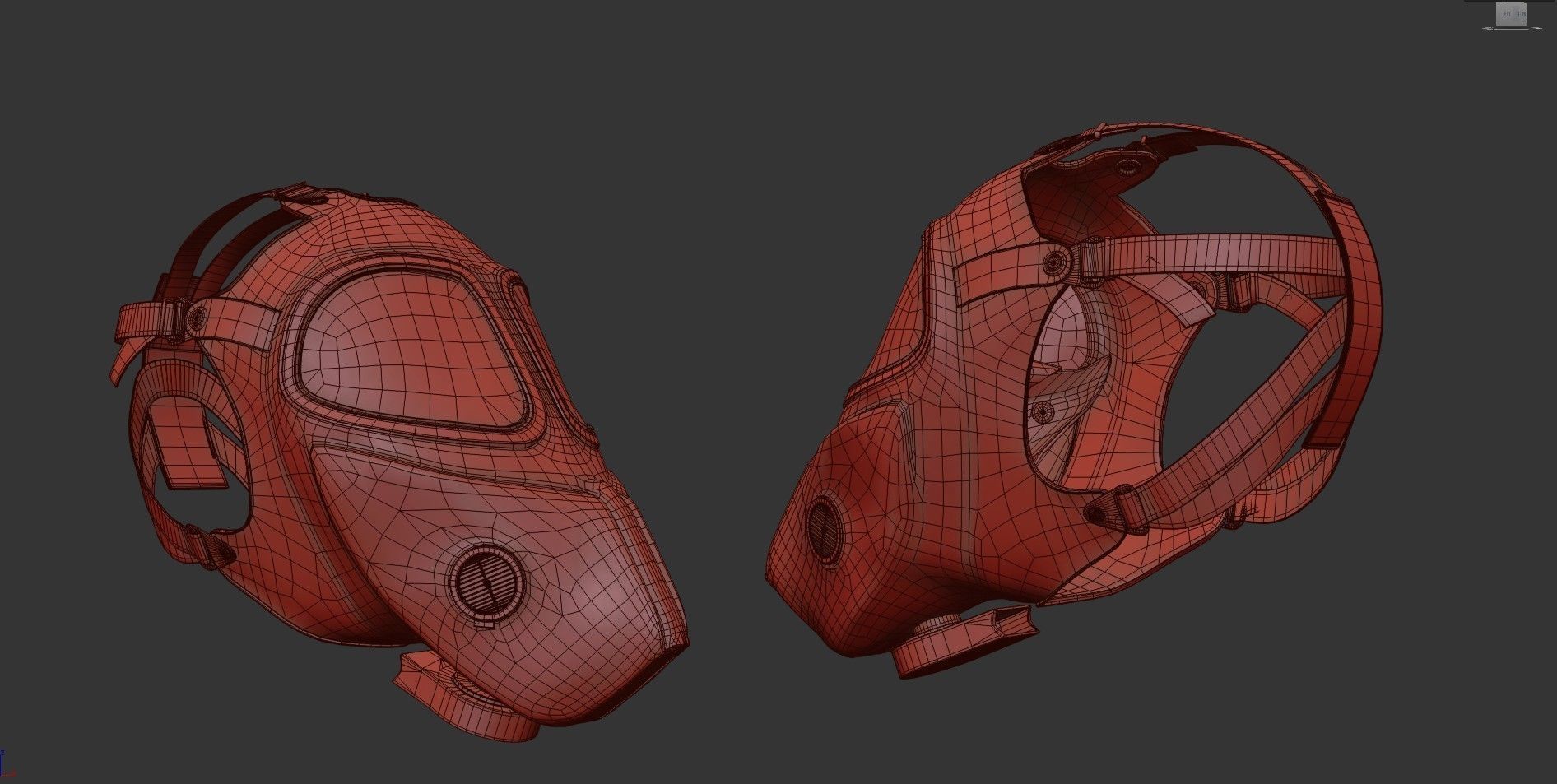 3D model XM28 Gas Mask VR / AR / low-poly | CGTrader