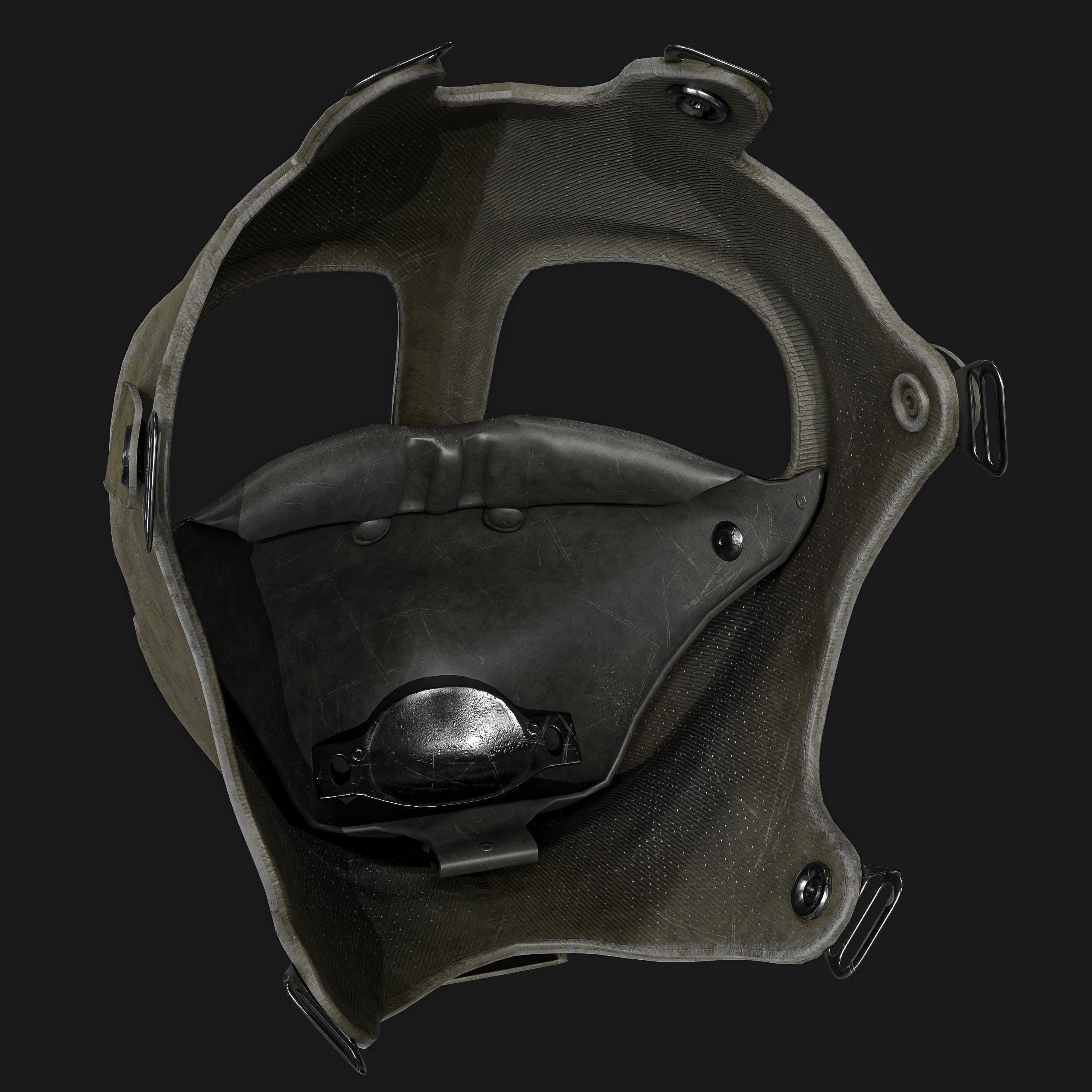 3D model XM28 Gas Mask VR / AR / low-poly | CGTrader