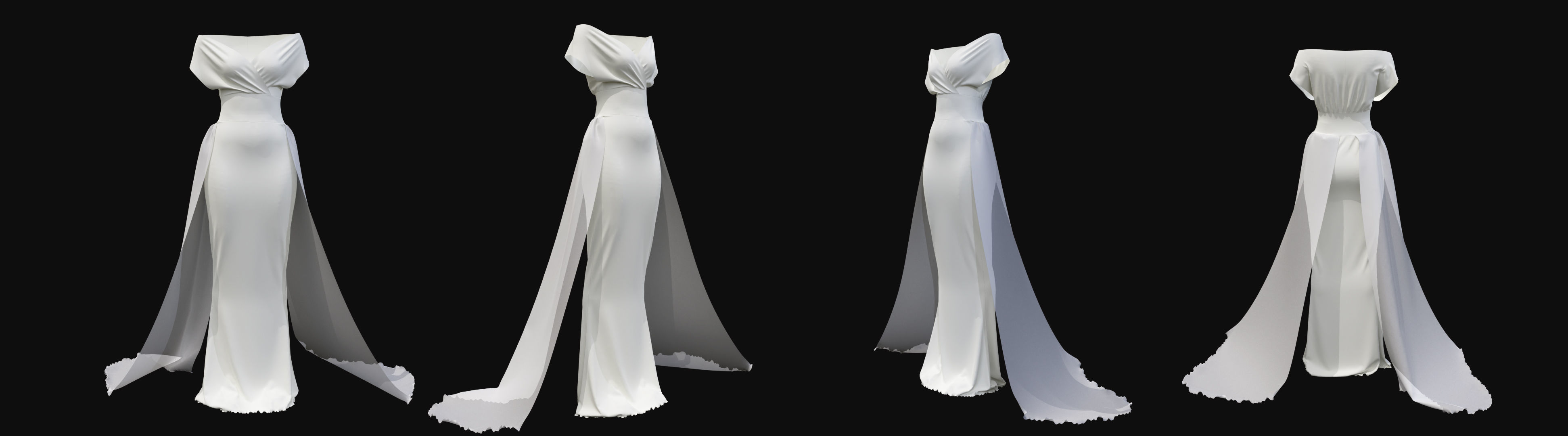 Dress Marvelous Designer 3D model | CGTrader