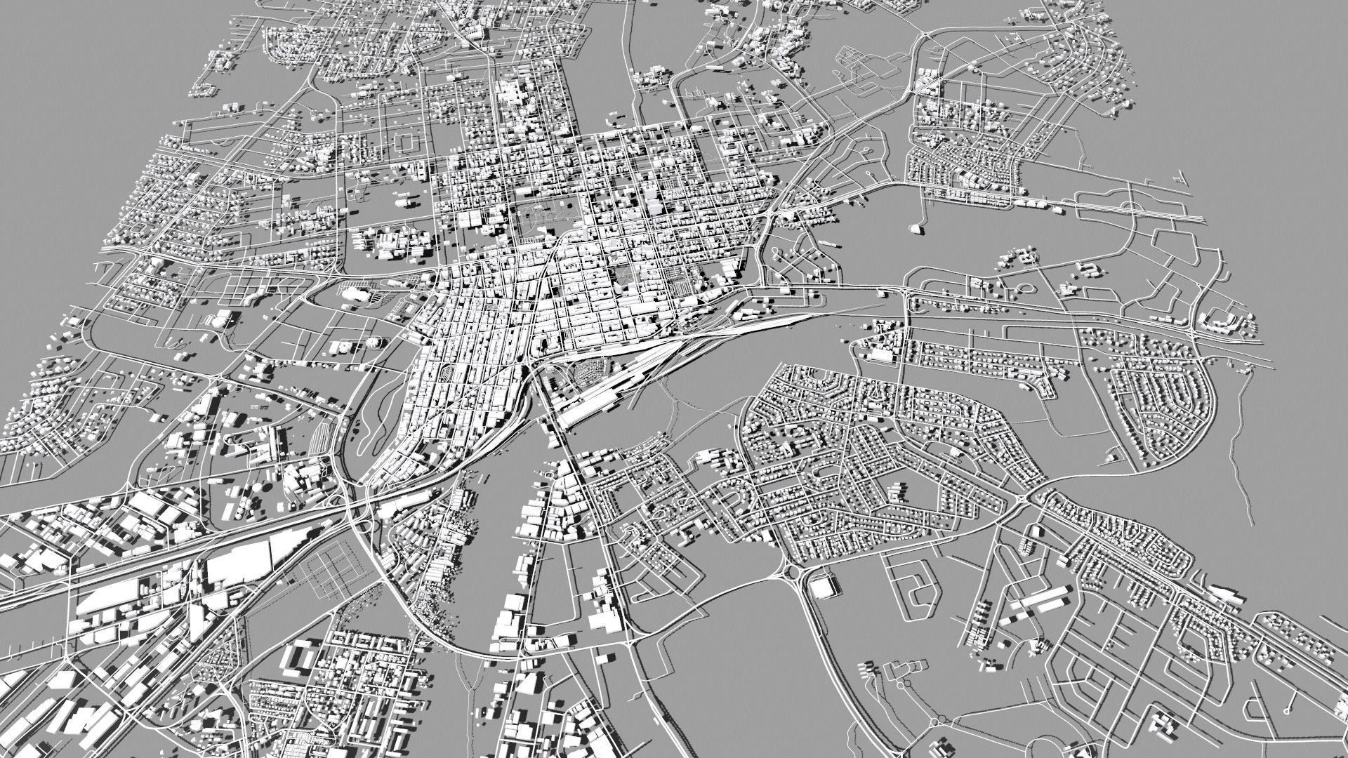 Cityscape Harare Zimbabwe 3D model | CGTrader