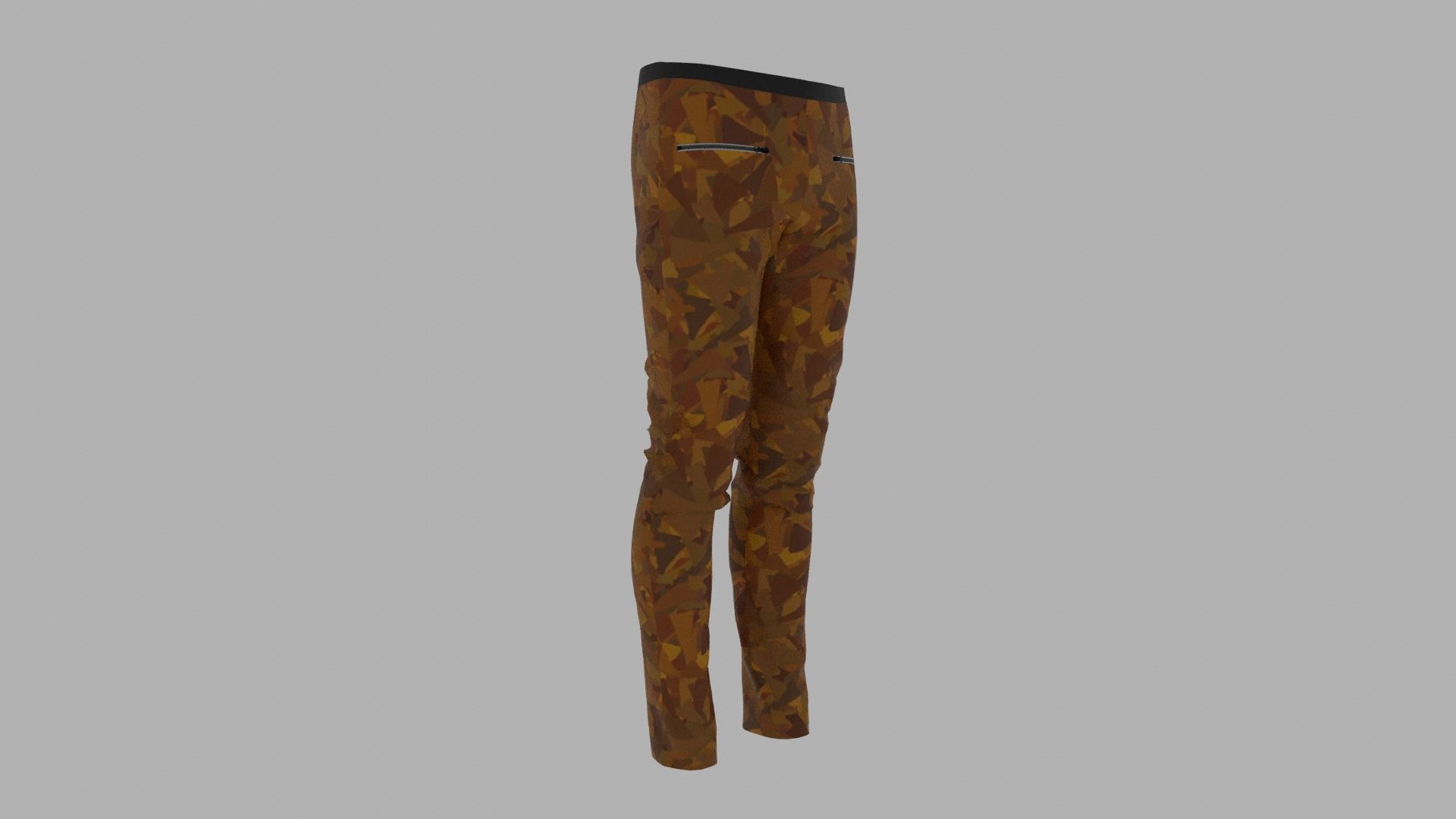 3D model Pants mannequin wearing camouflage VR / AR / low-poly | CGTrader
