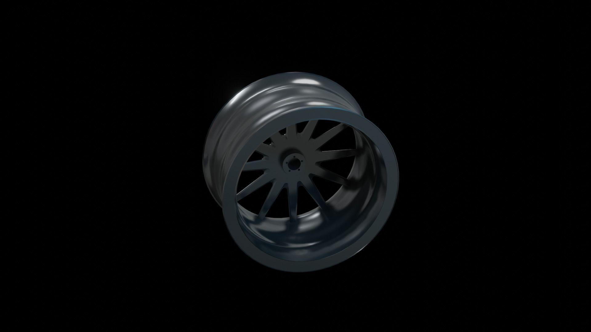 Classic wheel rim 3D model | CGTrader