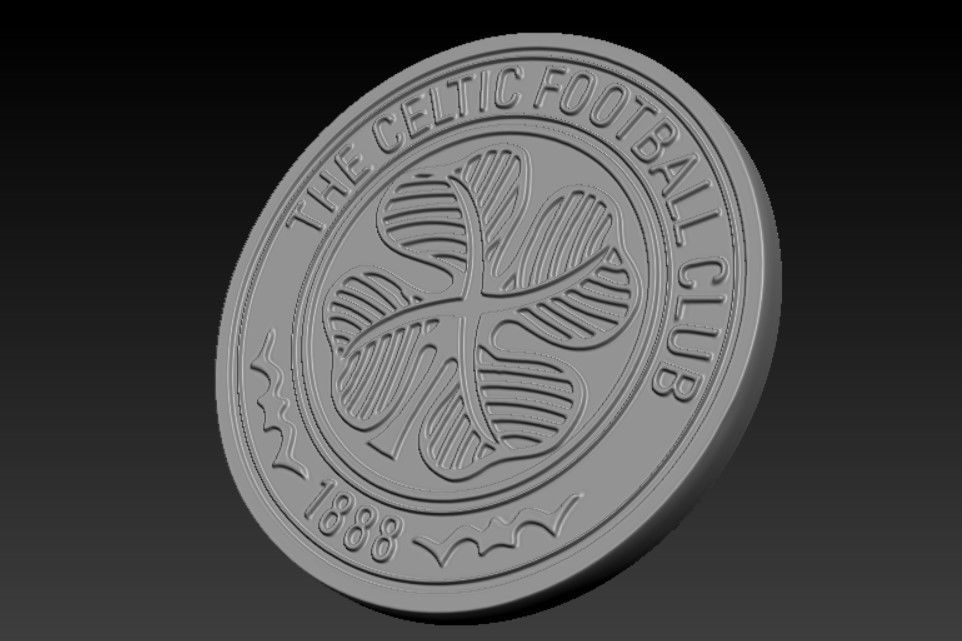 Logo Celtic Football Club 3D model 3D printable | CGTrader