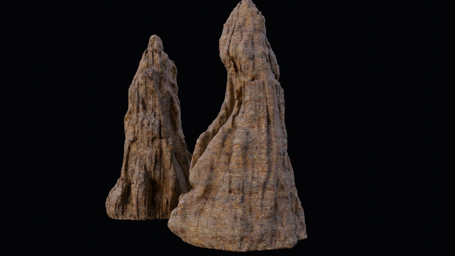 3D model big termite mound VR / AR / low-poly | CGTrader