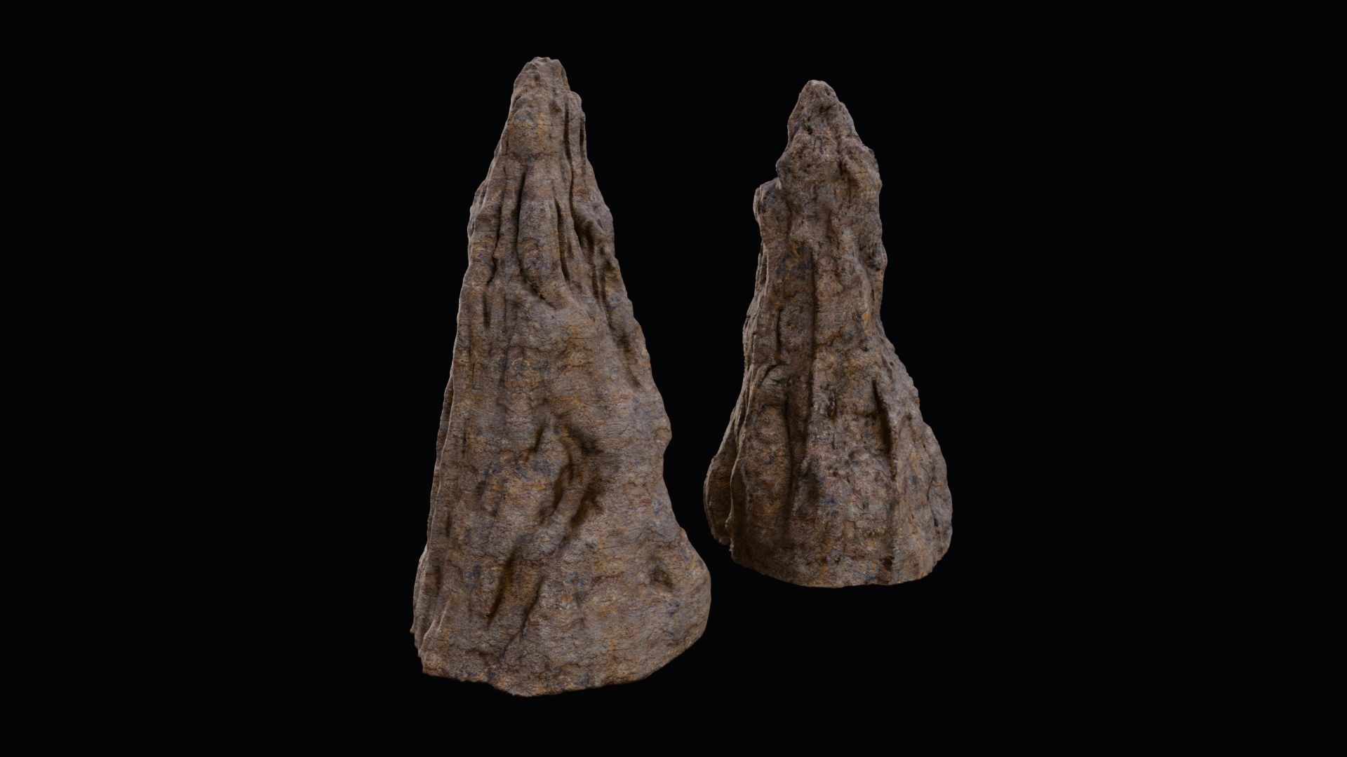 3D model big termite mound VR / AR / low-poly | CGTrader