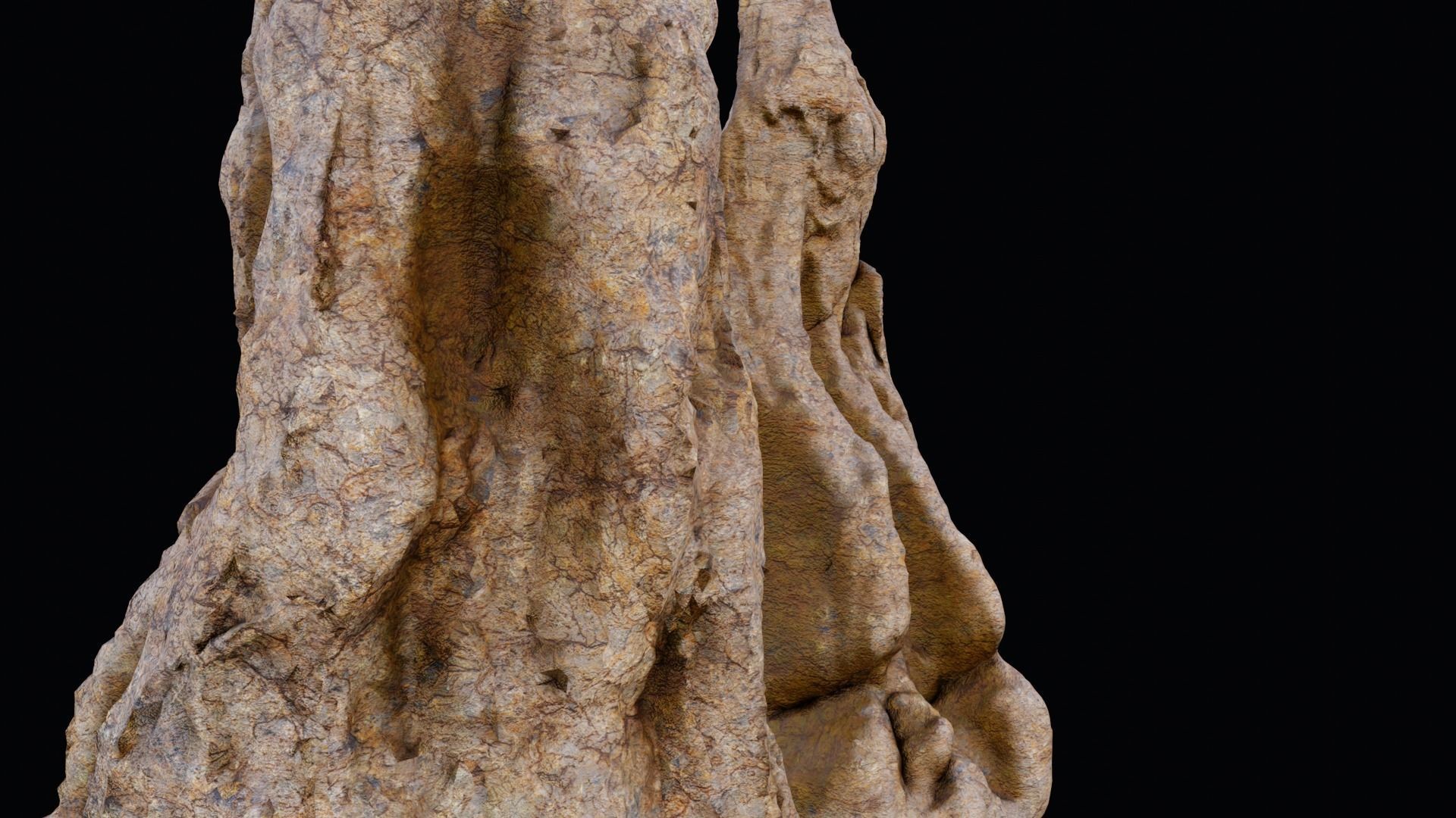 3D model big termite mound VR / AR / low-poly | CGTrader