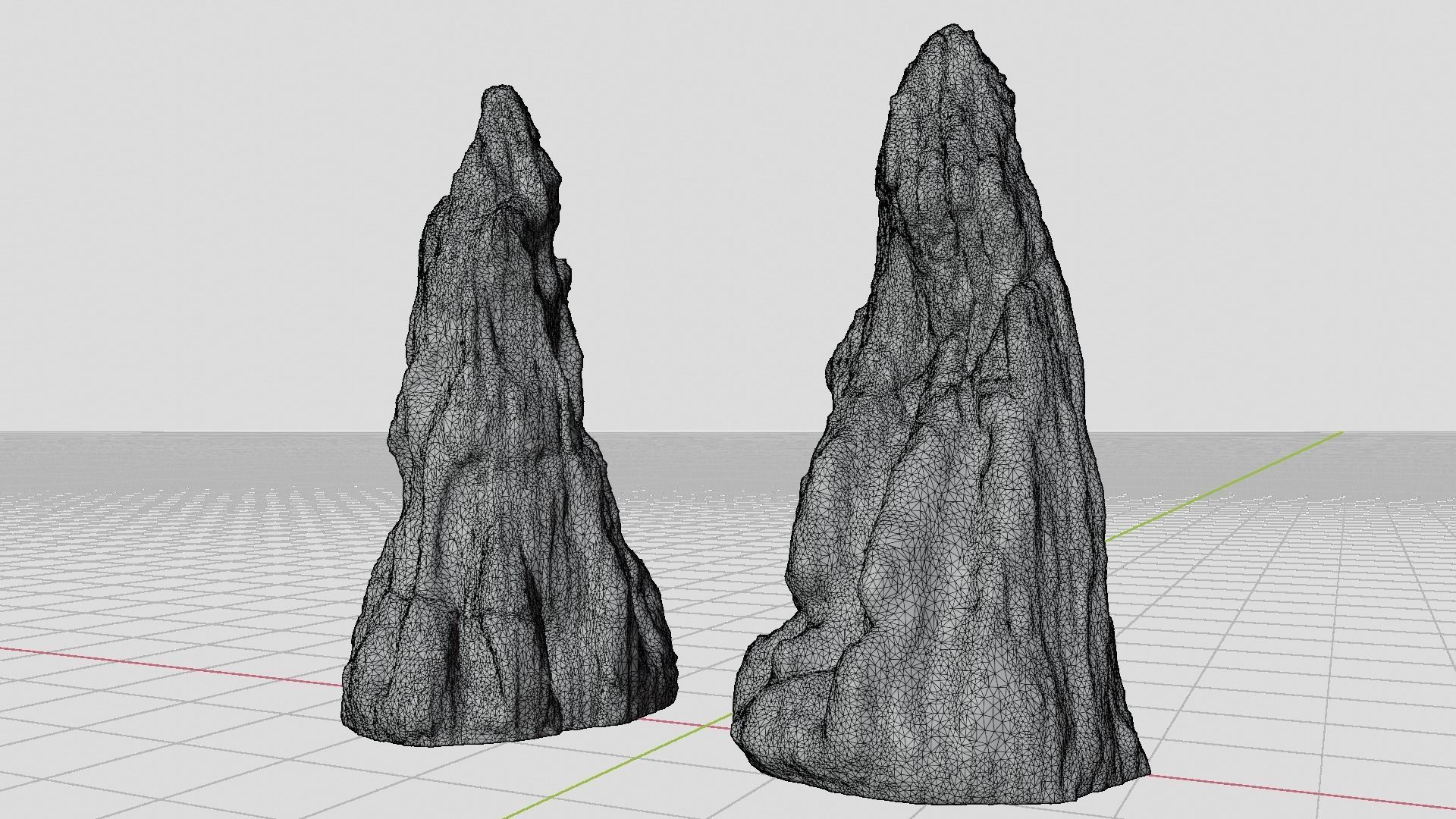 3D model big termite mound VR / AR / low-poly | CGTrader