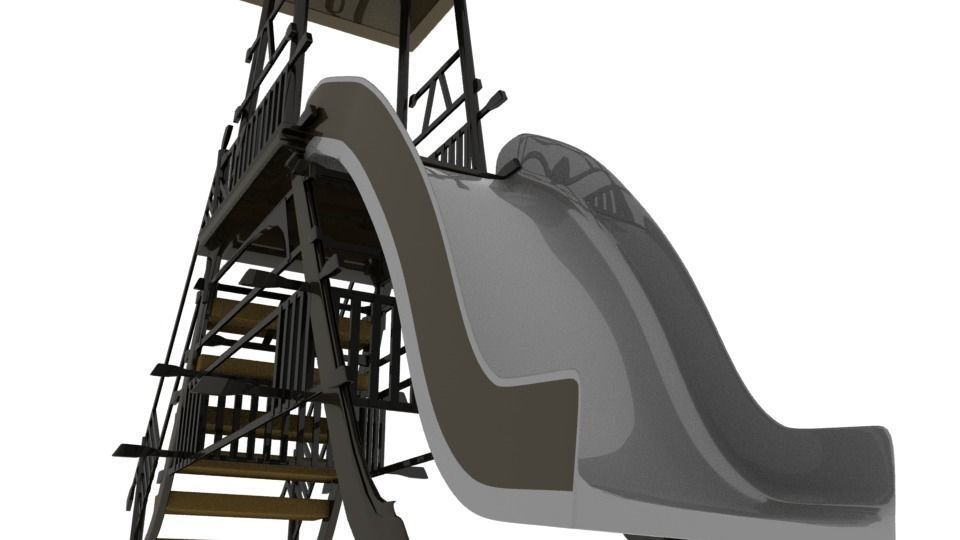 SLIDE play structure free VR / AR / low-poly 3D model | CGTrader