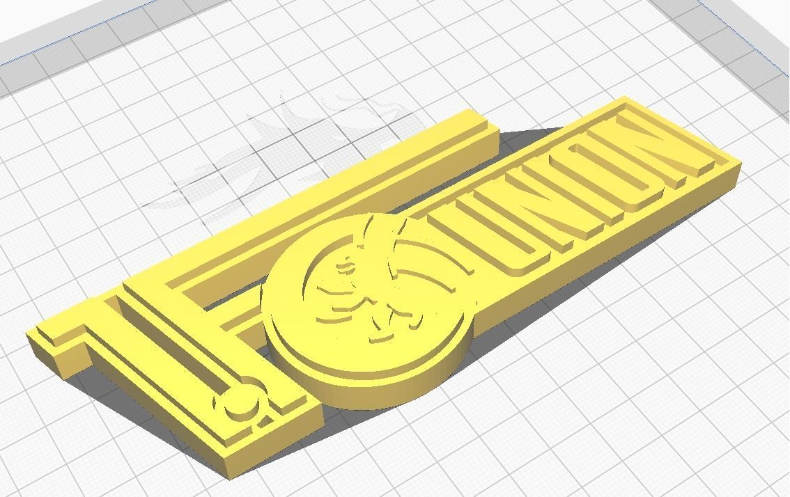 FC Union Berlin Wall Sign 3D model 3D printable | CGTrader