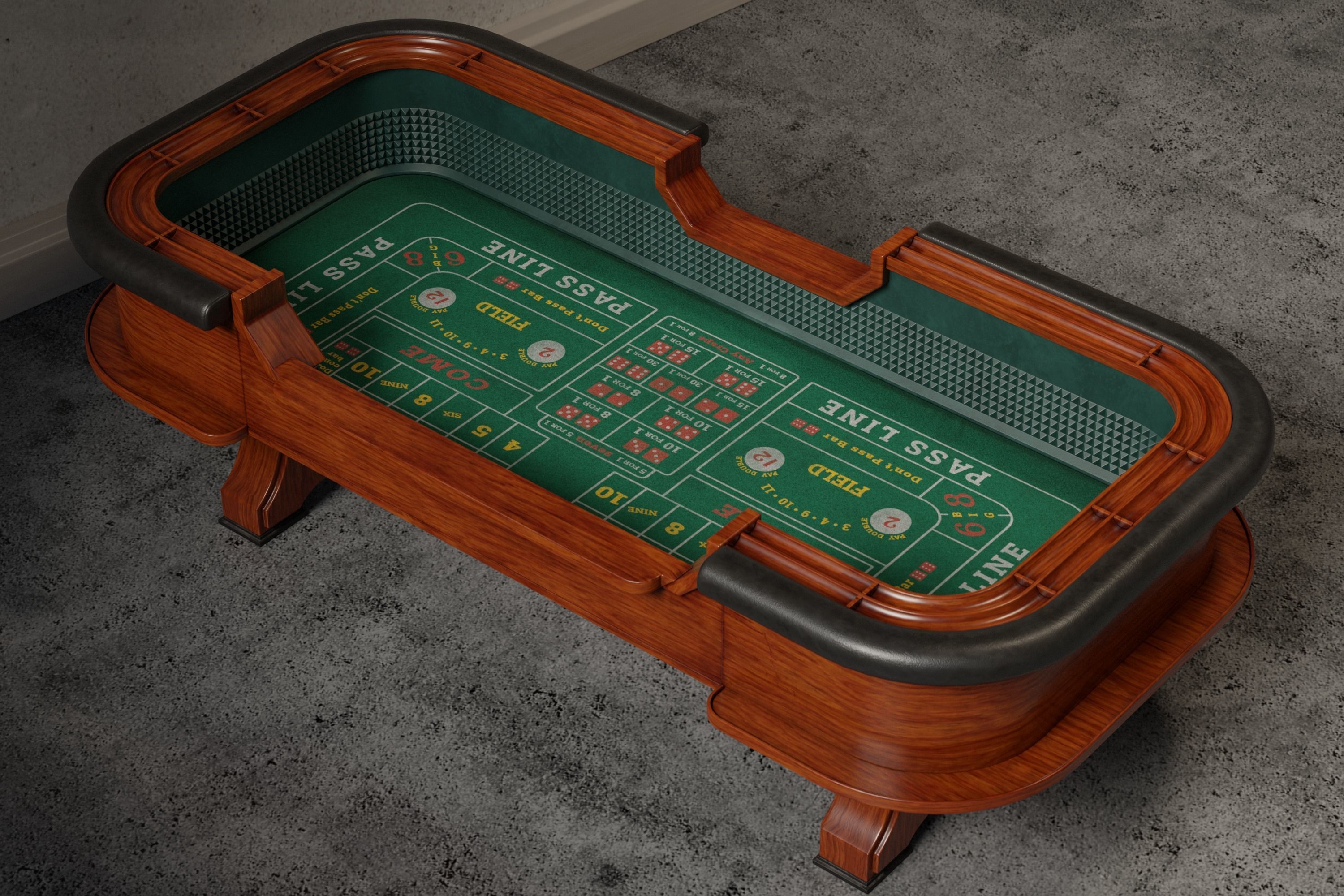 3D model Craps Table 3D VR / AR / low-poly | CGTrader