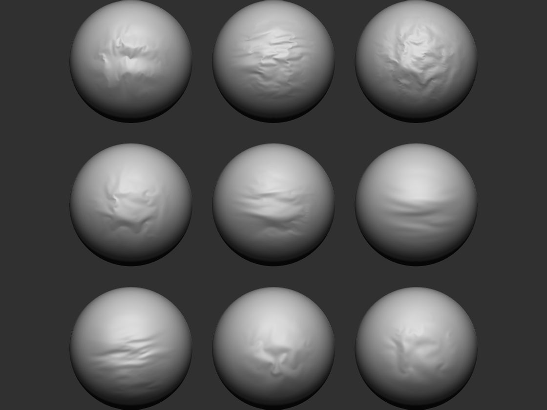 50 Wrinkles Alphas v1 for Zbrush and more 3D model | CGTrader