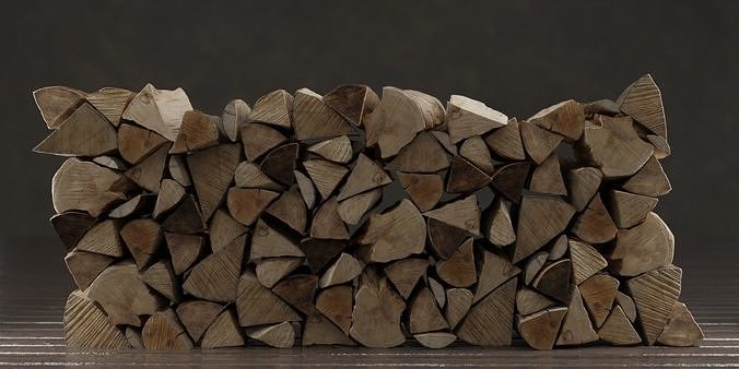 3D model Photorealistic Firewood Pieces VR / AR / low-poly | CGTrader